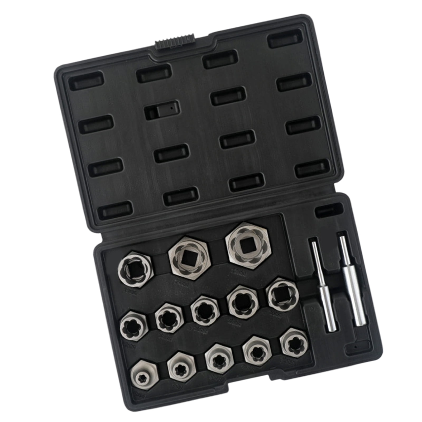 Reverse Thread Screw Extractors Set Steel Construction Noslip Grip ...