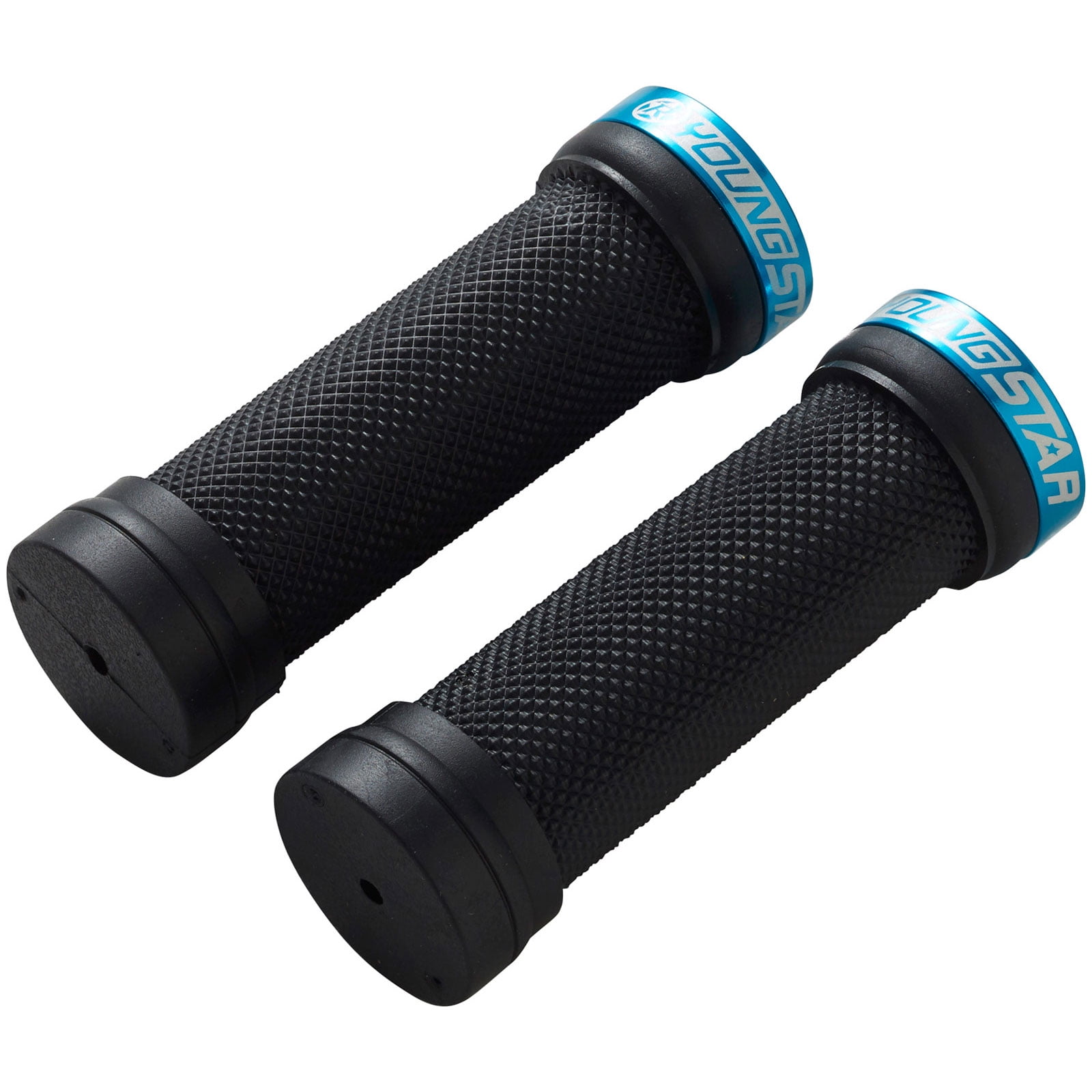 Reverse Youngstar Single Lock-On Grips, Black/Light Blue - Walmart.com