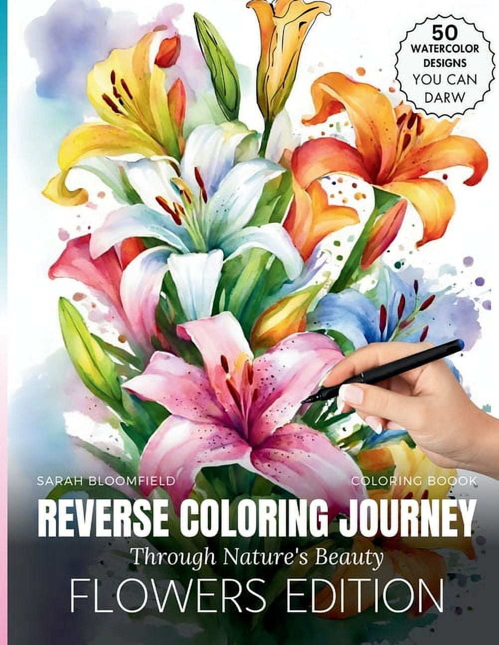 Reverse coloring Journey Through Nature's Beauty: Coloring in Reverse ...