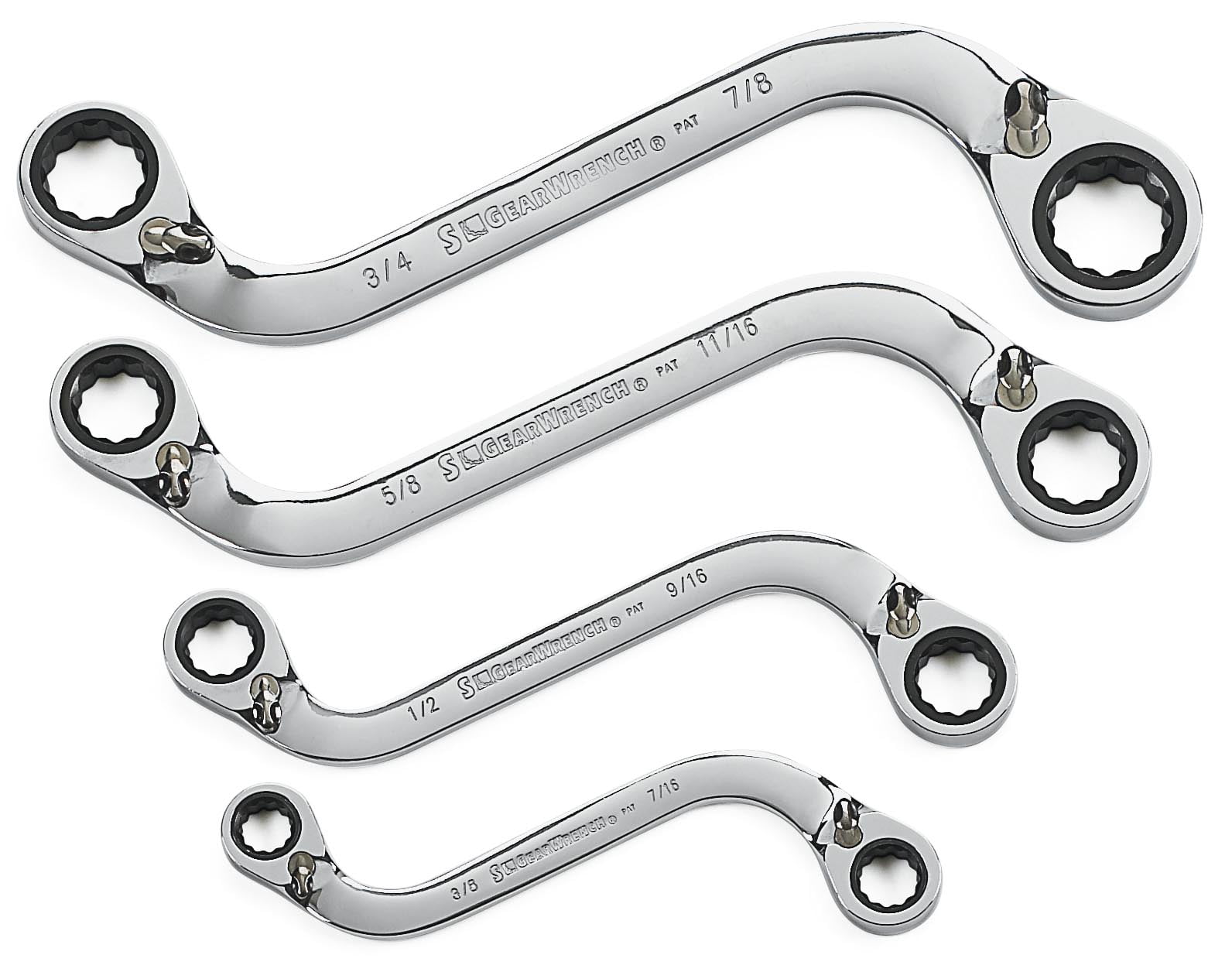 Reversible 4 Piece Wrench Set - Walmart.com