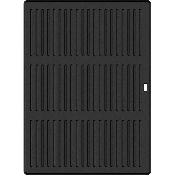 Reversible Cast Iron Grill Griddle, 18x14 Inch Double Sided Pre ...