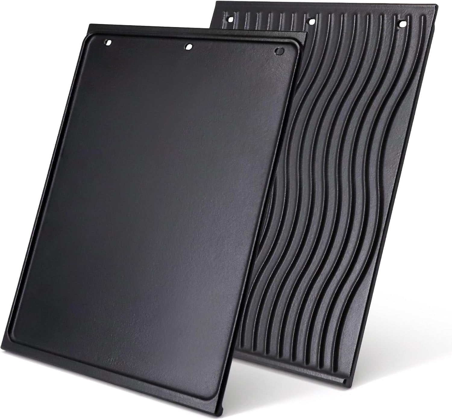 "Reversible Cast Iron Grill Griddle - 2-Sided Design Compatible with ...