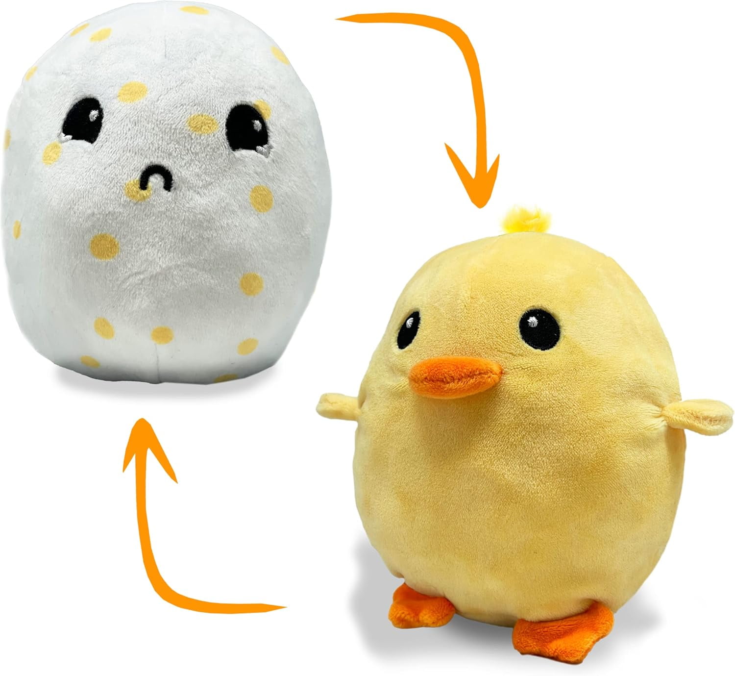 | Reversible Chick to Egg Plushie | Happy + Sad | Show Your Mood ...