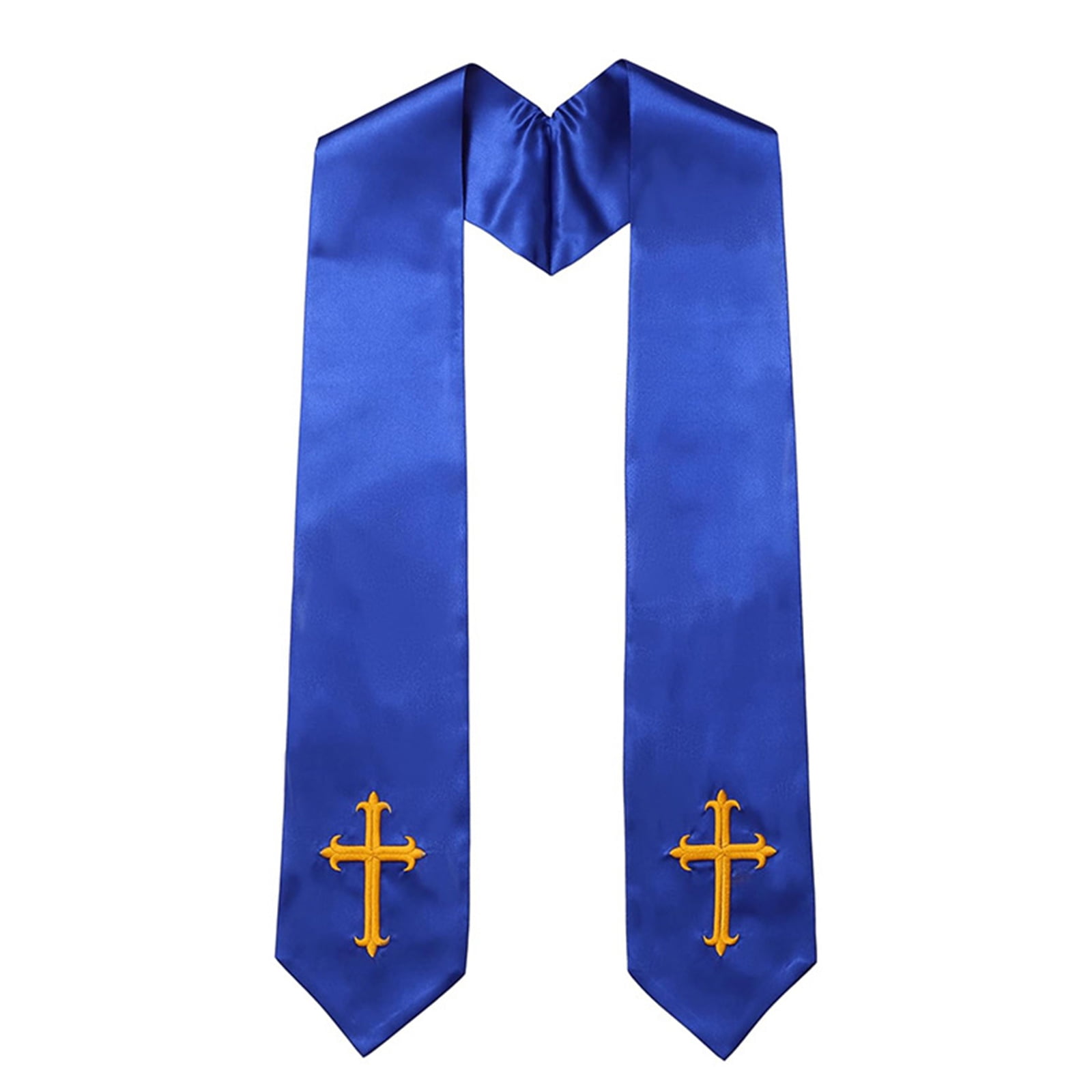 Reversible Embroidery Clergy Stole with Crossed Design Tassels for ...