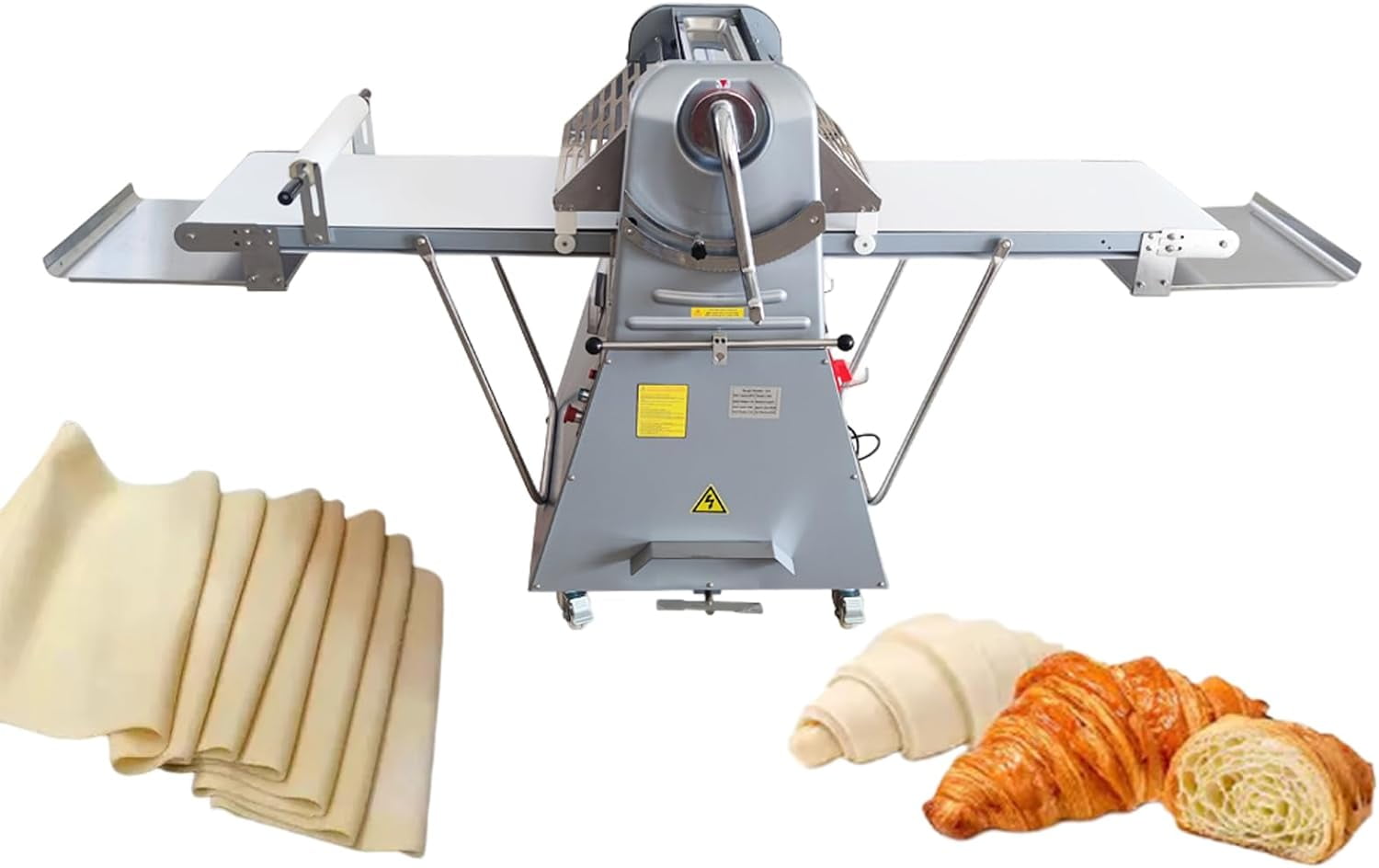 Reversible Foldable Dough Sheeter Vertical Commercial Danish Pastry ...