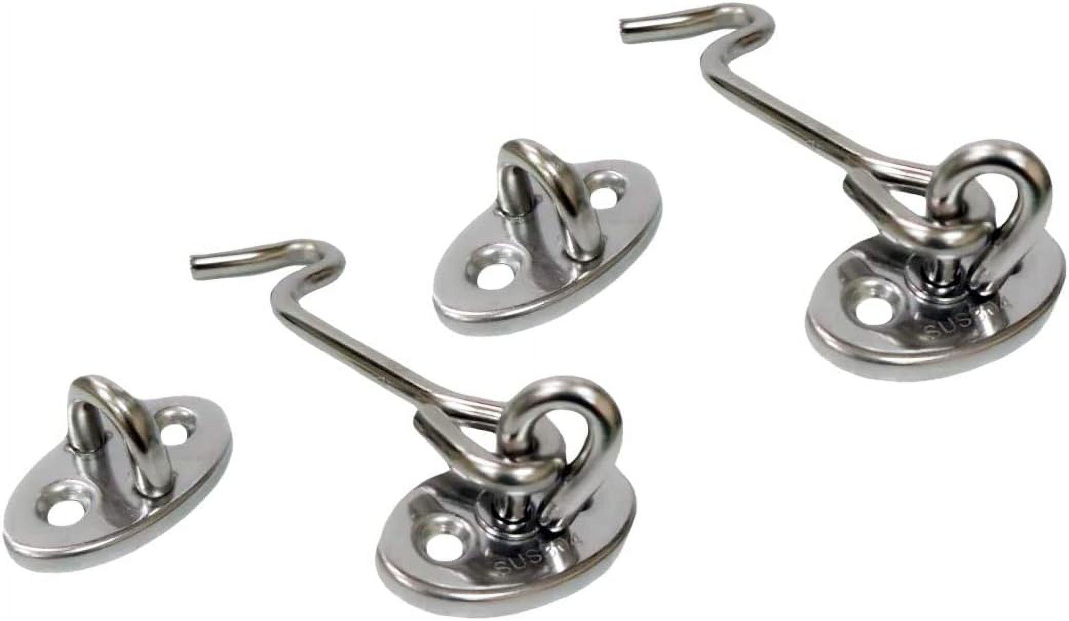 Reversible Hook, 304 Stainless Steel 360 Degree Swivel Cabin Hook Latch ...