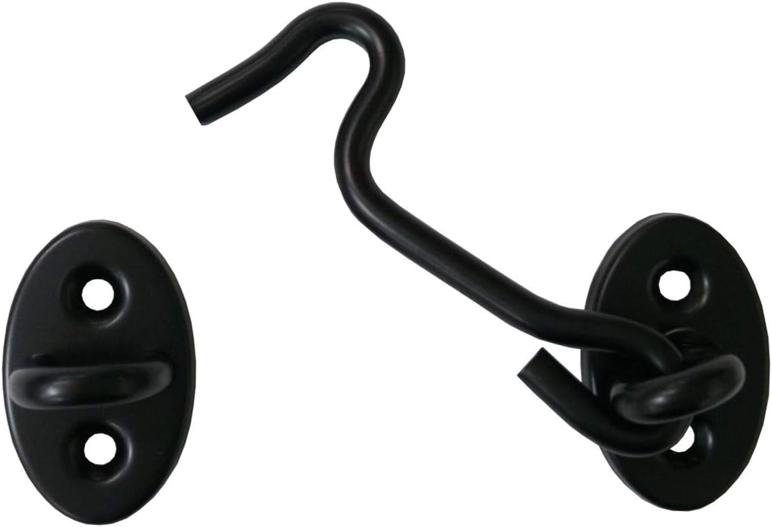 Reversible Hook, 304 Stainless Steel Cabin Hook Latch & Eye, 3", Matte ...