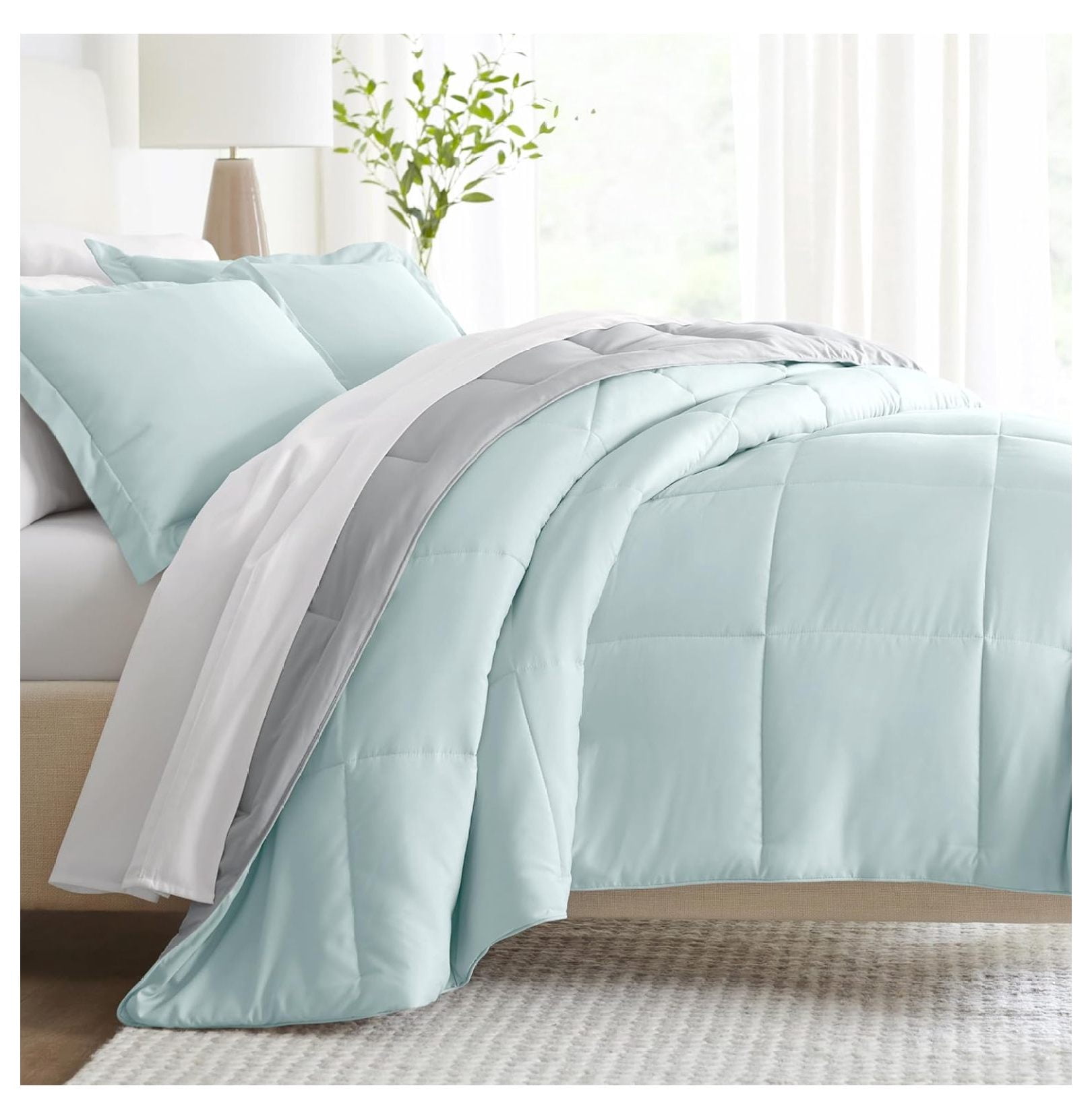 Reversible King Size Comforter Set (3 Piece) - Bring Luxury Home with ...