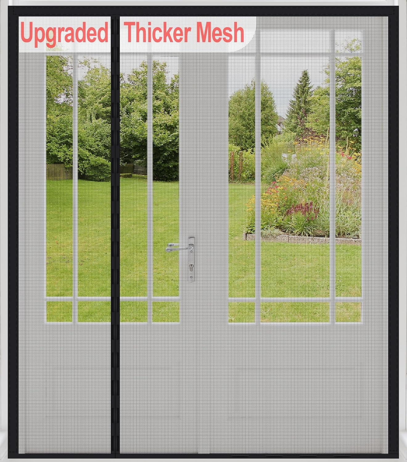 Reversible Left Right Side Opening Wide Magnetic Screen Door for ...