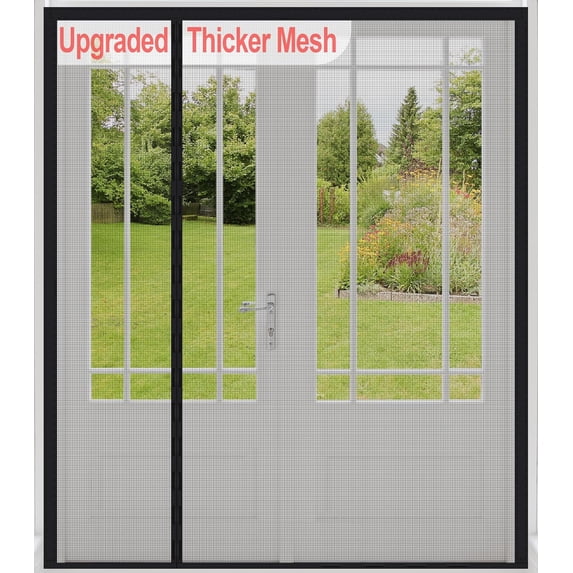 Reversible Left Right Side Opening Wide Magnetic Screen Door for ...