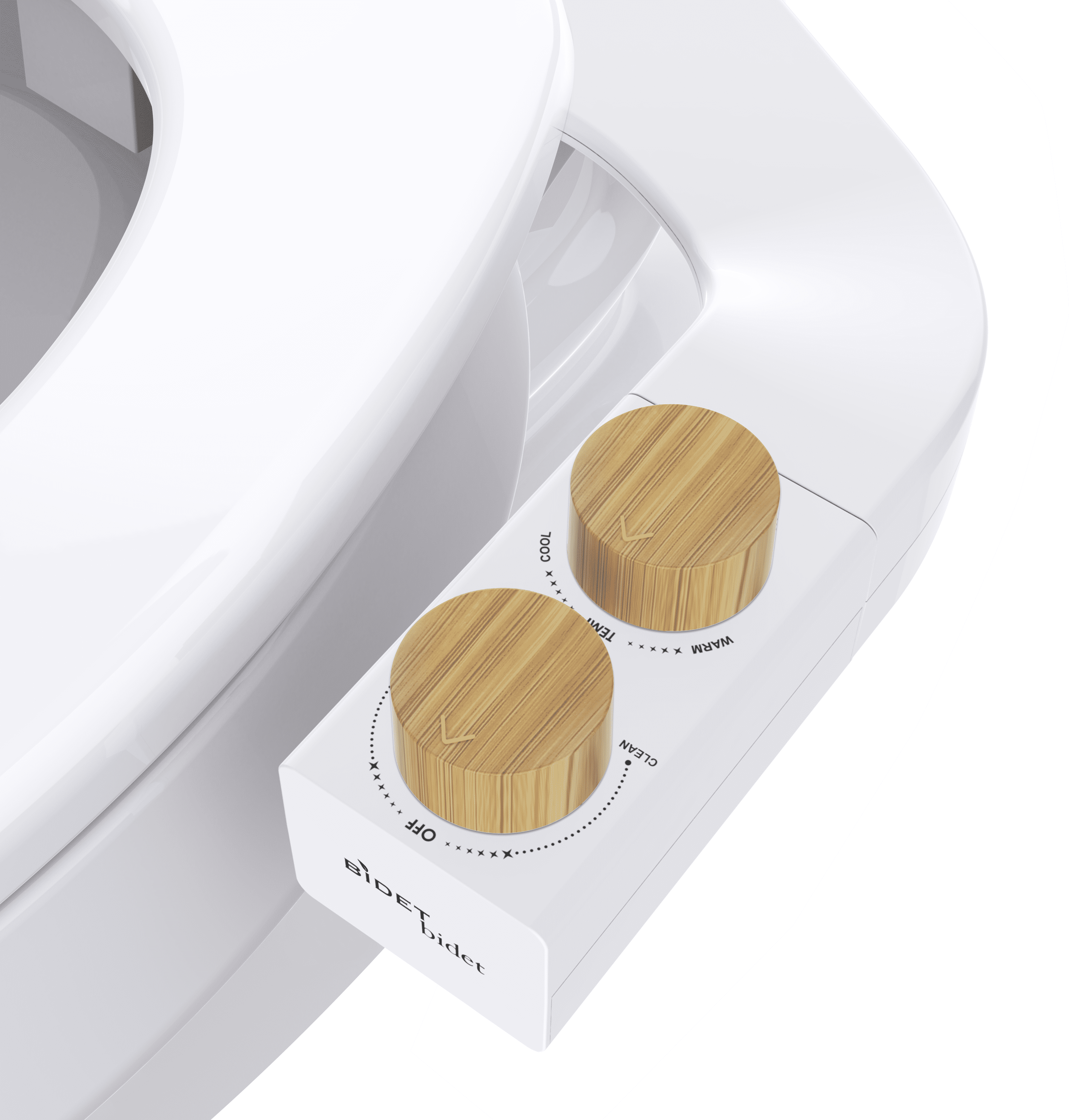 Ultra Slim Warm Water Bidet Attachment, Reversible Left/Right, Easy ...