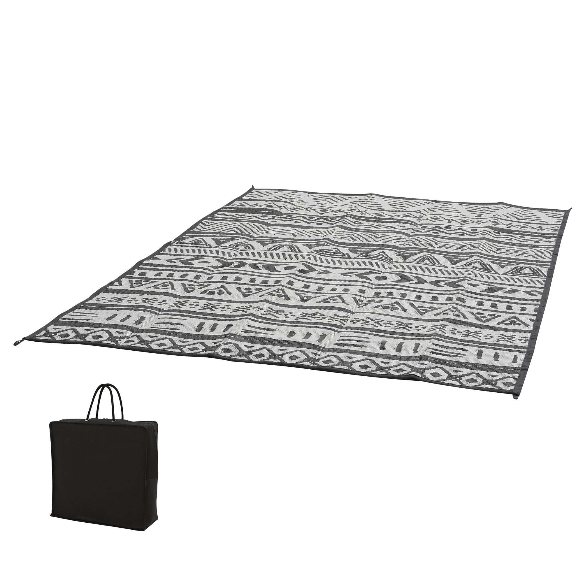 Reversible Mats Outdoor Patio, Waterproof Camping Mat, UV Resistant ...