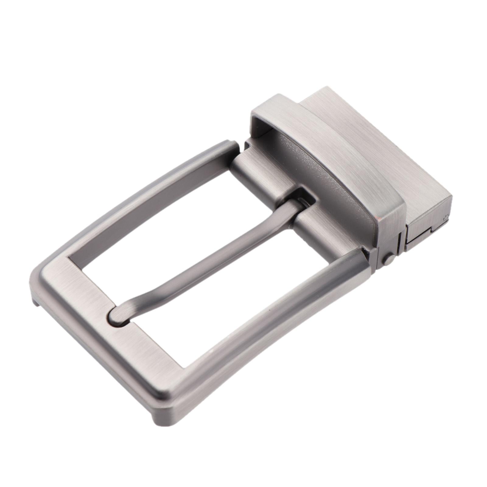 Reversible Metal Belt Buckles Single Prong Rectangle Replacement Pearl ...