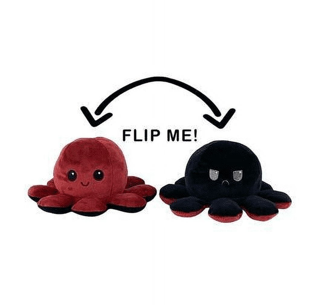 Reversible Octopus Plushie Cute Toy Sensory Fidget Stuffed Animals That ...