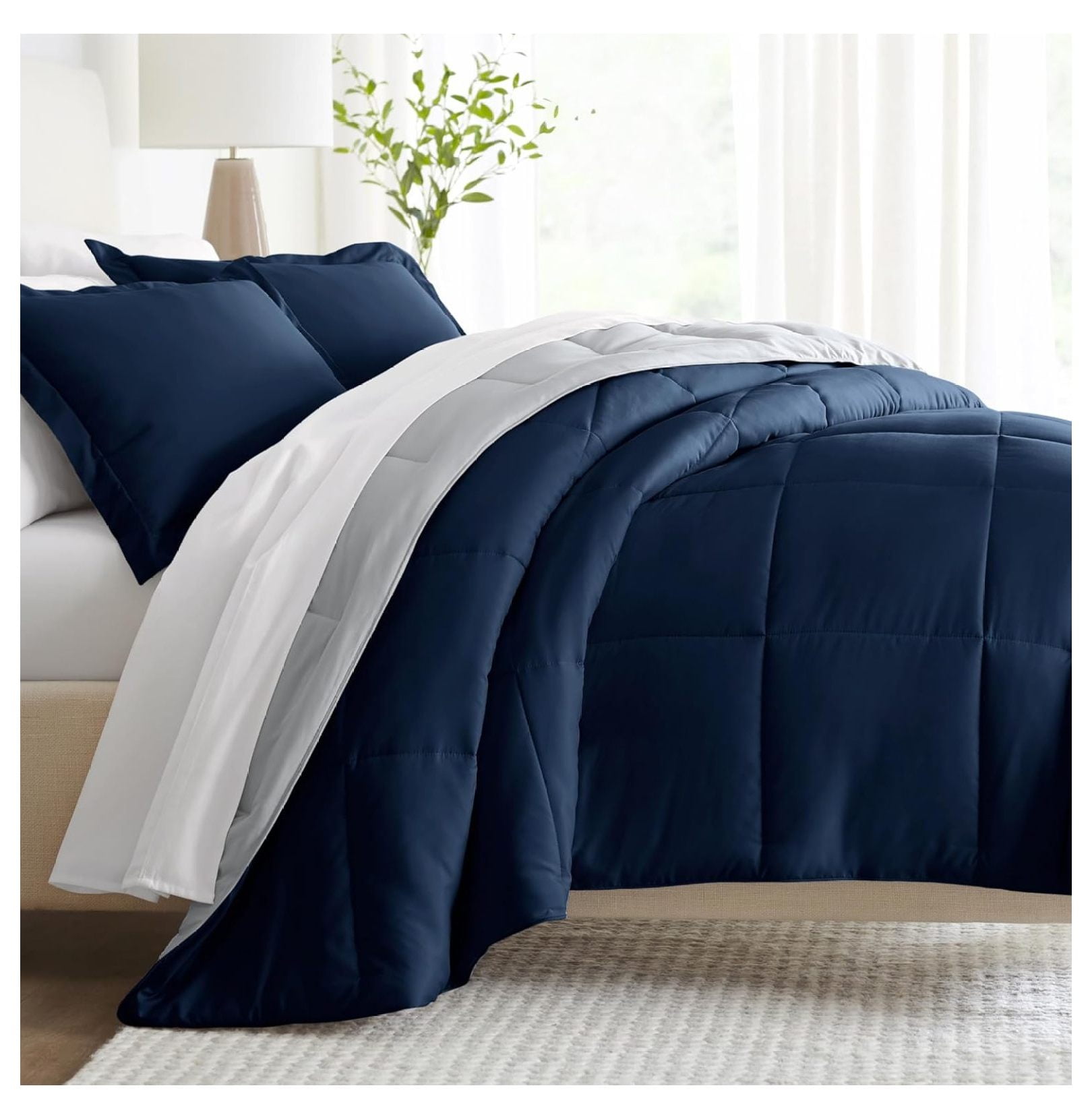 Reversible Queen Comforter Set (3 Piece) - Bring Luxury Home with Our ...