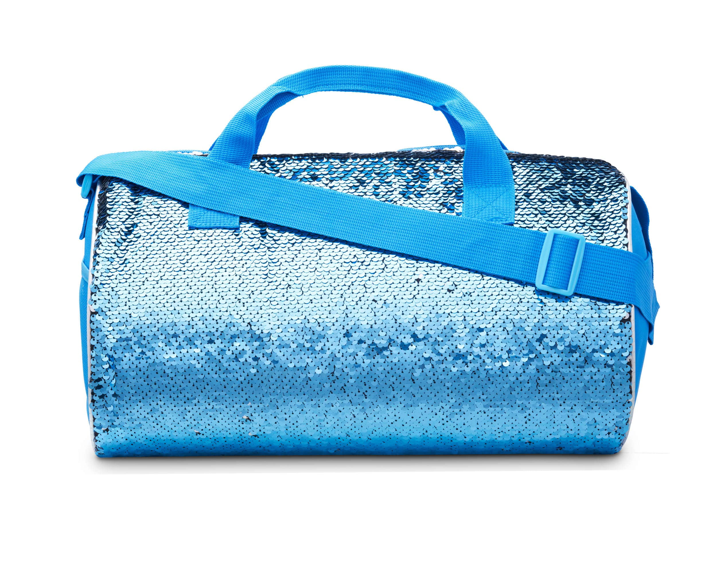 Reversible Sequin Dance Duffle Bag (16" Turquoise/Silver) - Walmart.com