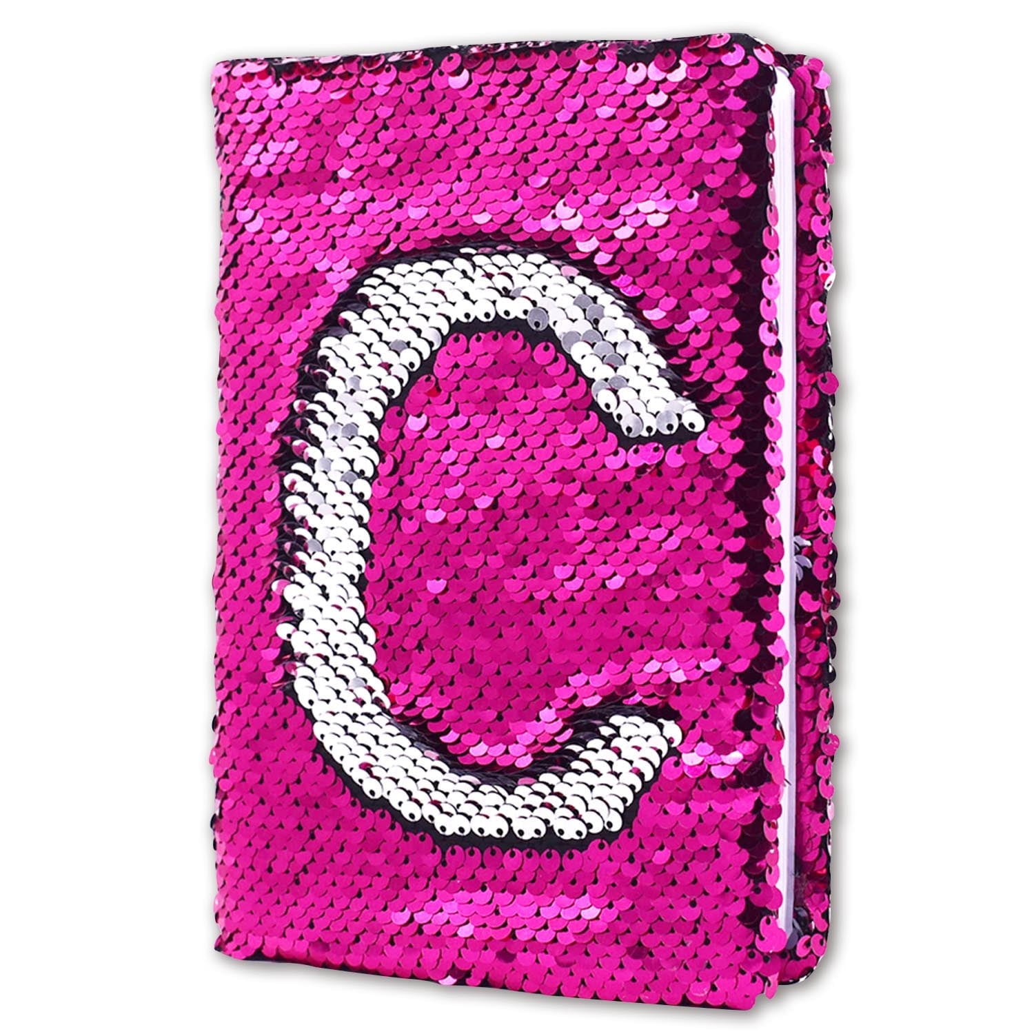 Reversible Sequin Notebook, 8.5x5.5in 160 Lined Pages Journal Intime ...