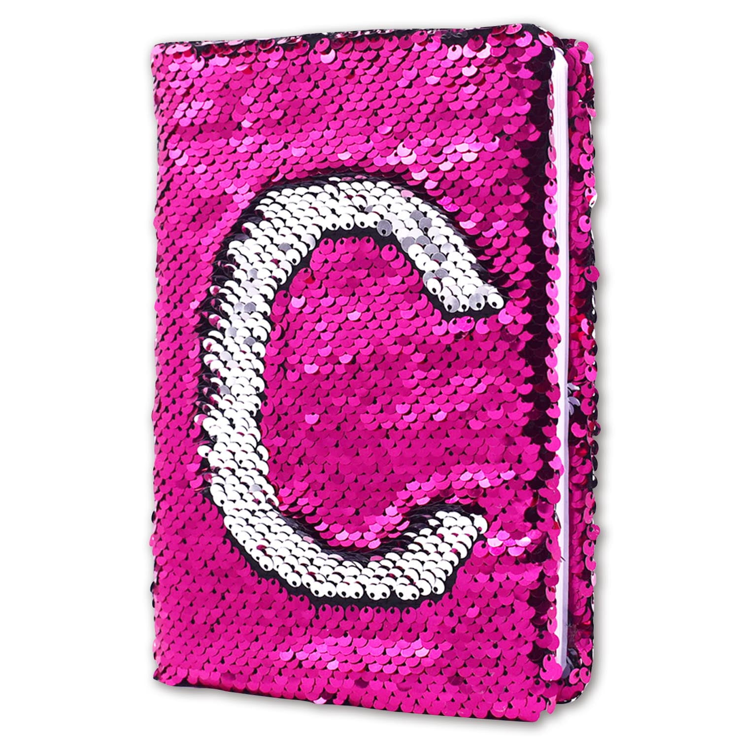 Reversible Sequin Notebook for Girls, 8.5x5.5in 160 Lined Pages Girls ...