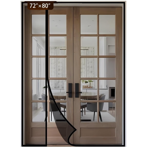 Reversible Side Opening Magnetic Screen Door for Sliding & French Doors ...