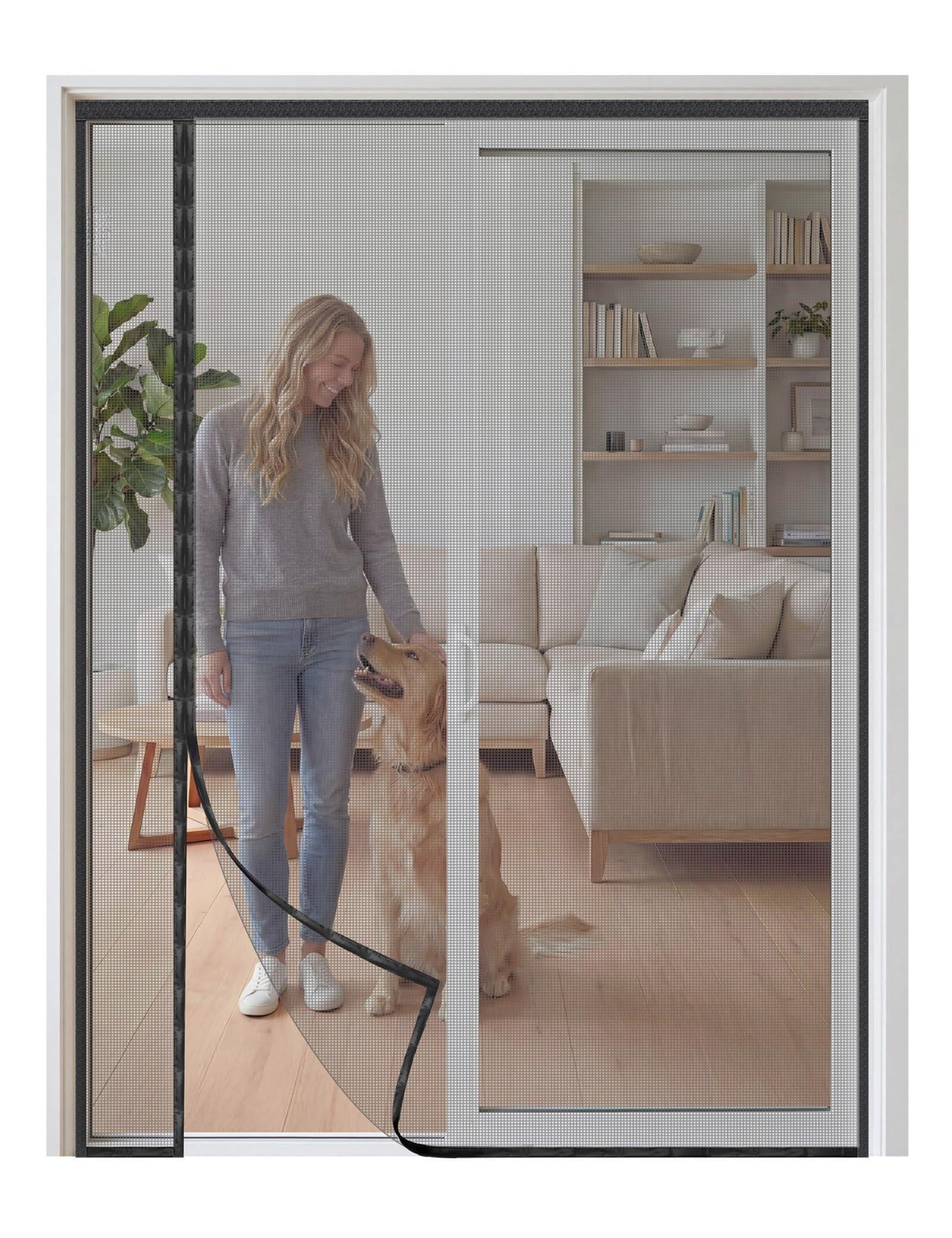 Reversible Side Openingic Screen Door For Sliding (60 X 80 Inch) Heavy ...