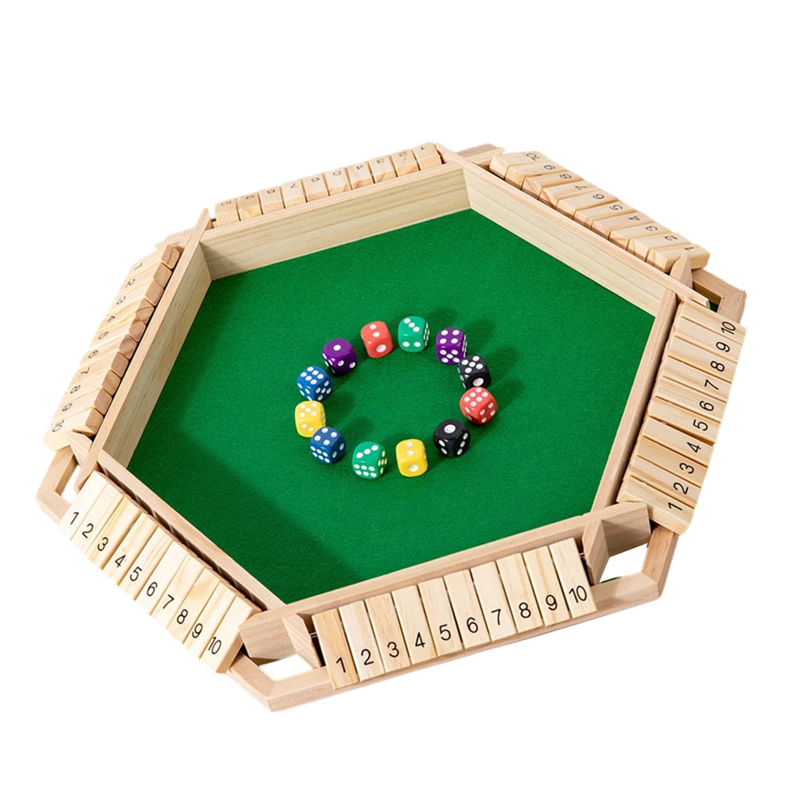 Reversible Six Sided Math Strategy Game Table Number Board For Family ...