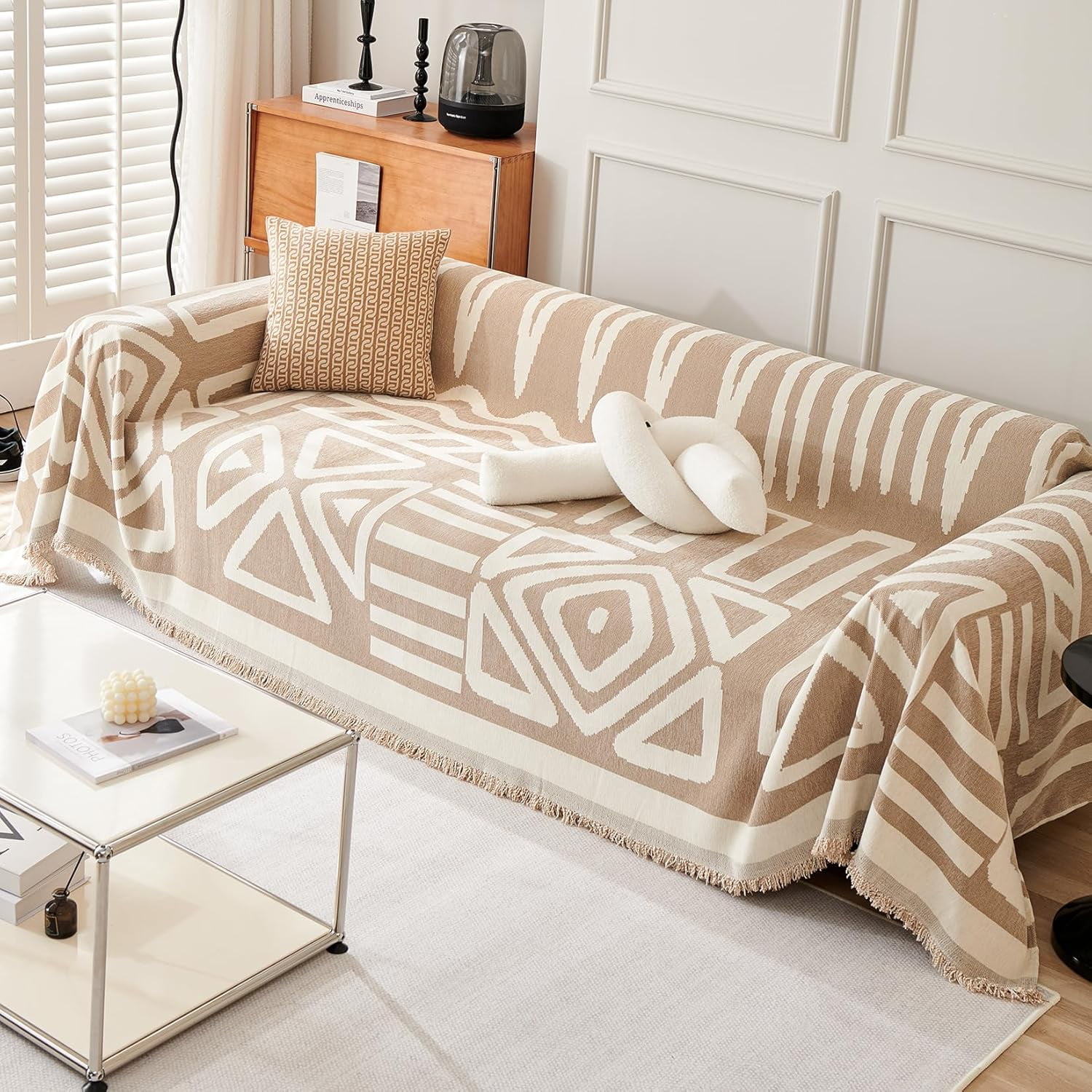 Reversible Sofa Cover Furniture Protector for 3 Cushion Couch Loveseat ...