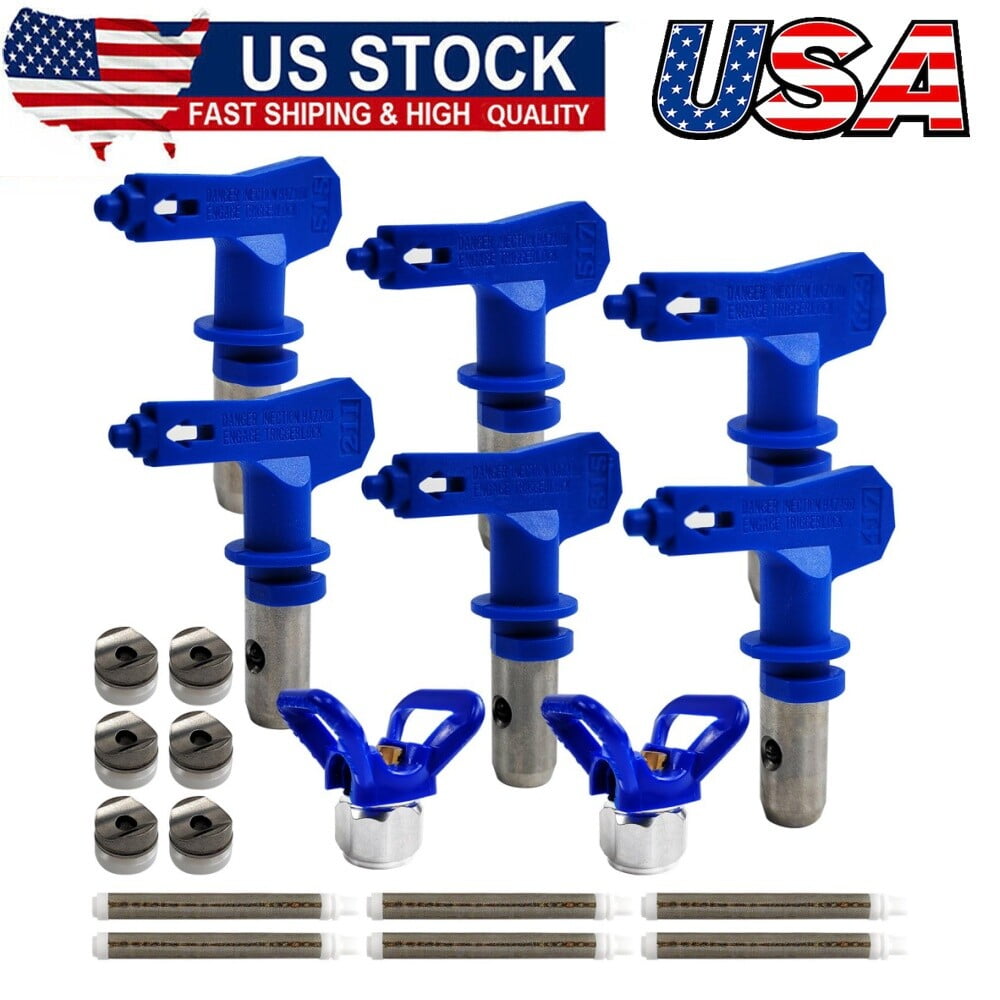 Reversible Spray Paint Nozzle Tips,Airless Paint Sprayer Guns w/Spray ...
