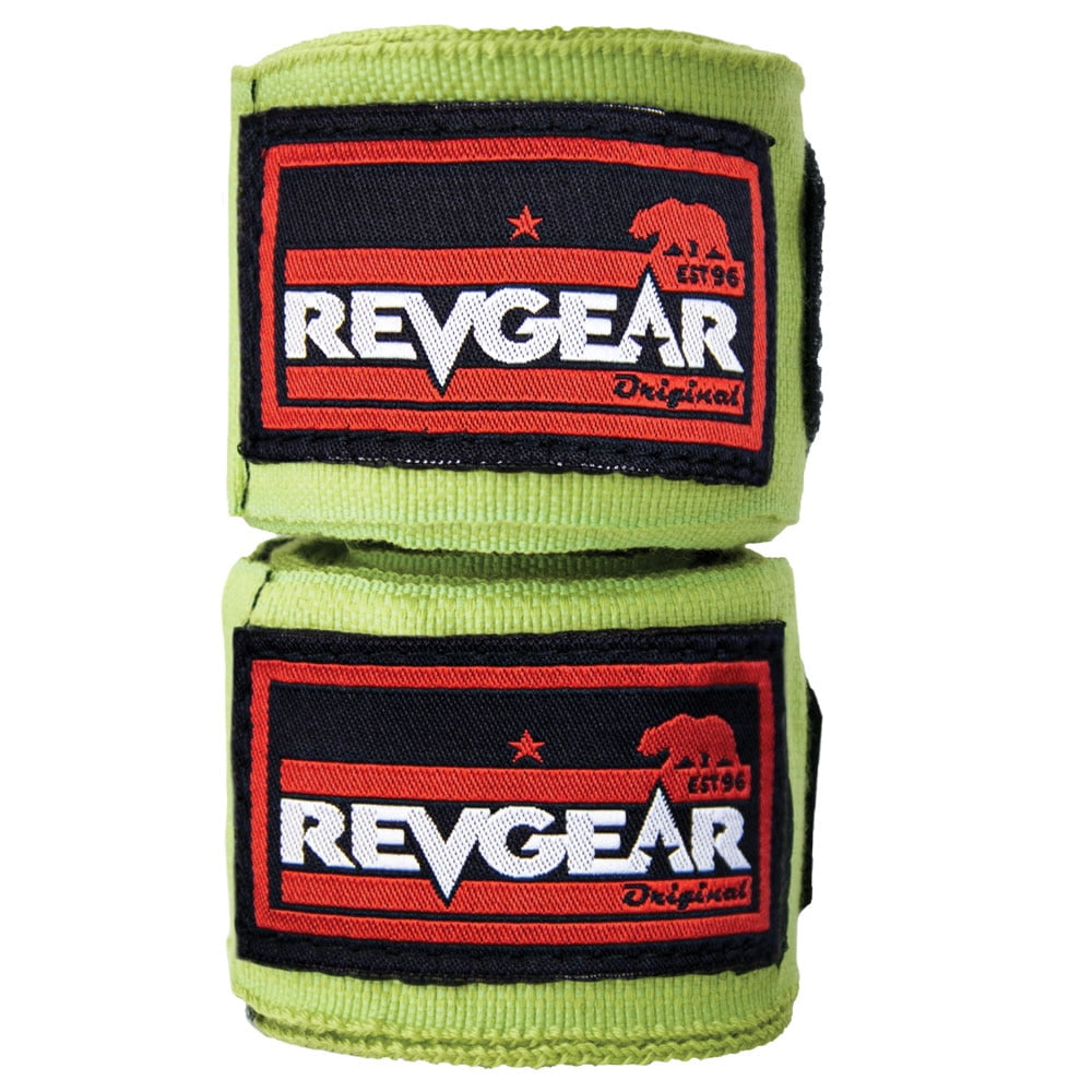 Revgear Pro Series Elastic Hand Wraps | with Full Width Anti-Lift ...