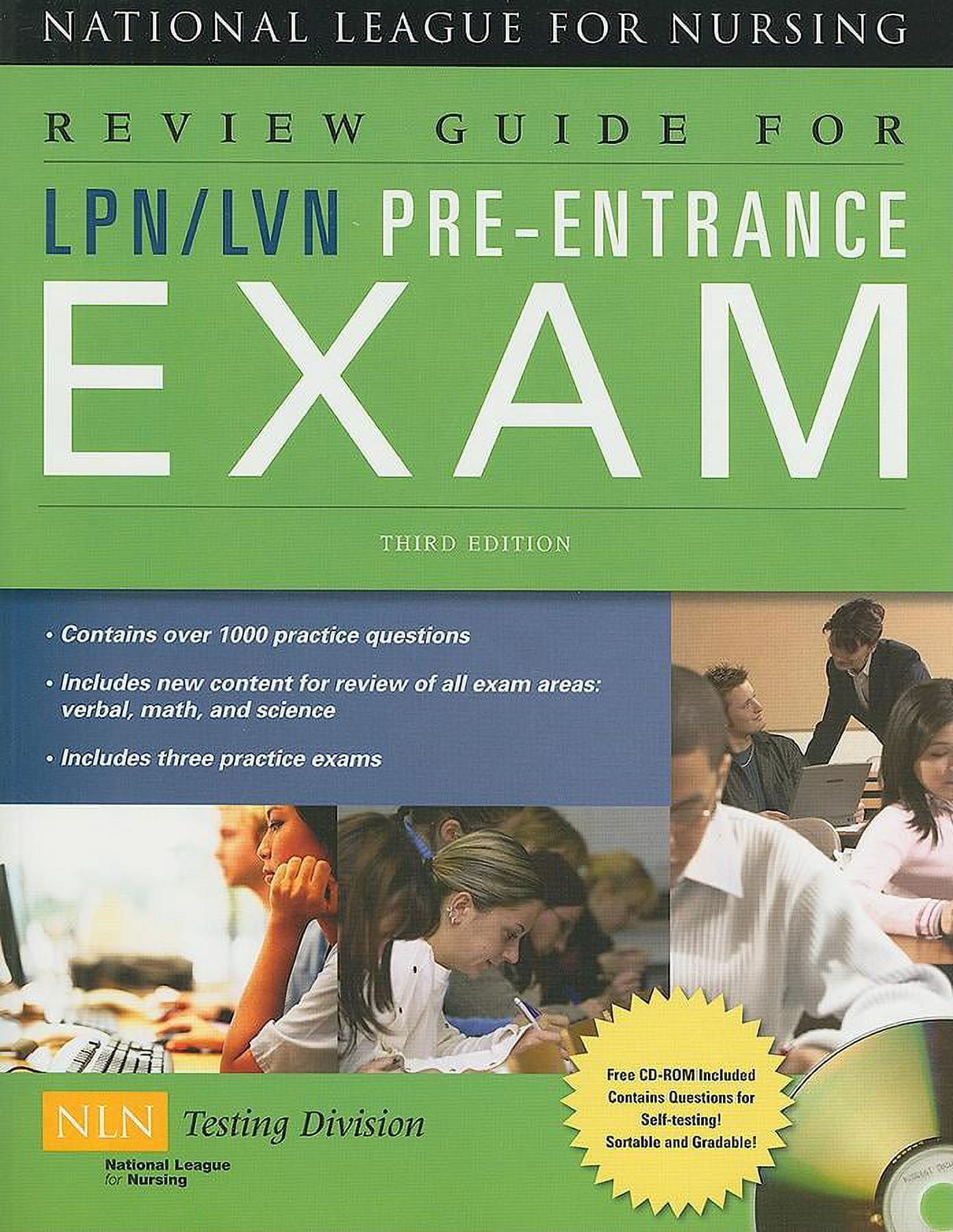 Review Guide for Lpn/LVN Pre-Entrance Exam (Paperback) by Natl League ...