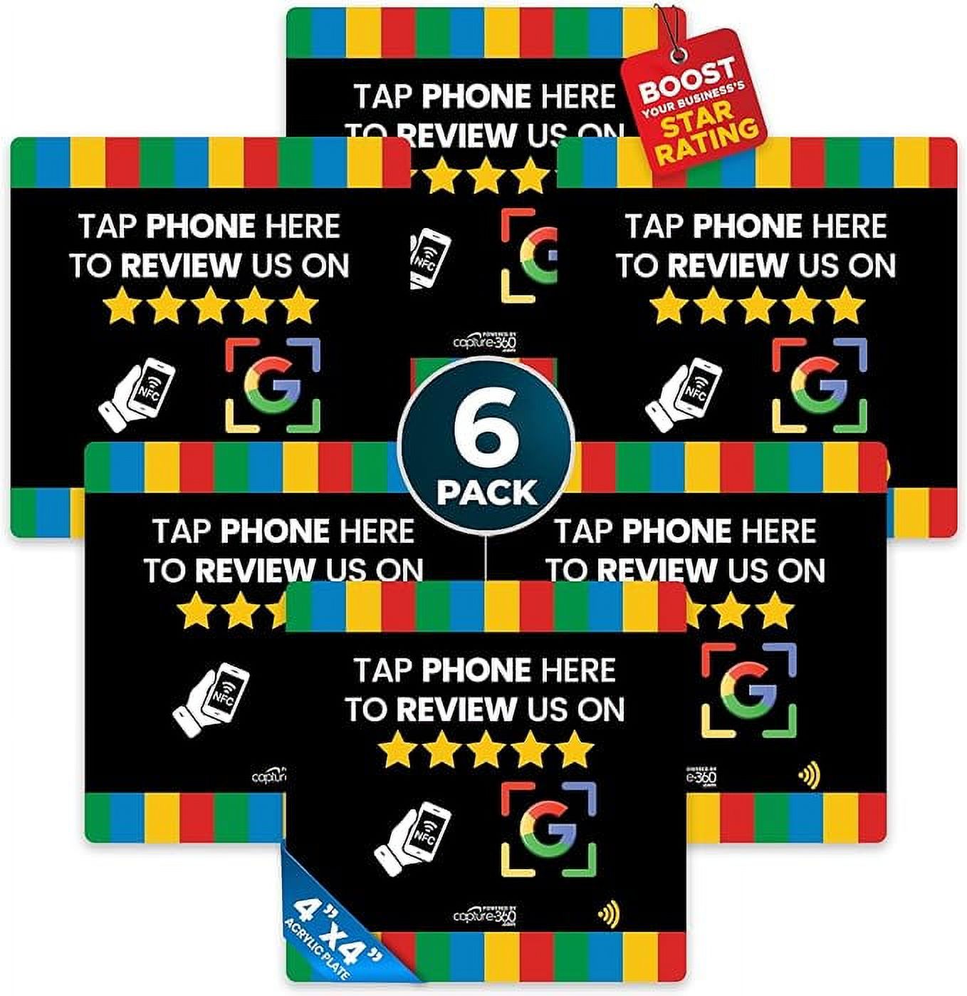 Review Plate NFC Tap Acrylic Display - Effortless Feedback Collection ...