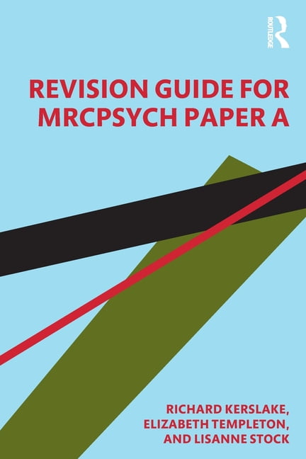 Revision Guide for MRCPsych Paper A, (Paperback) - Walmart.com