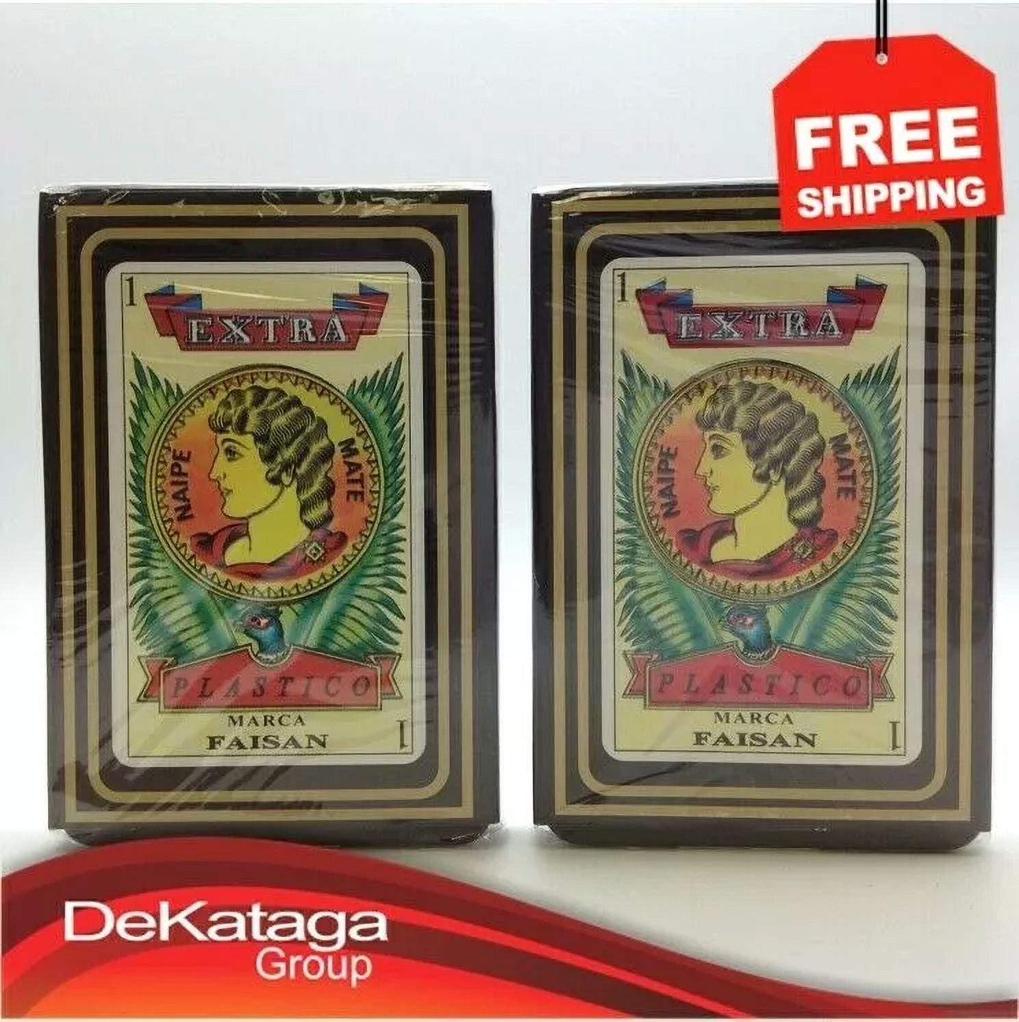 Revita 2 BARAJAS FAISAN NAIPE ESPANOL DE PLASTICO / BARAJA FAISAN ...