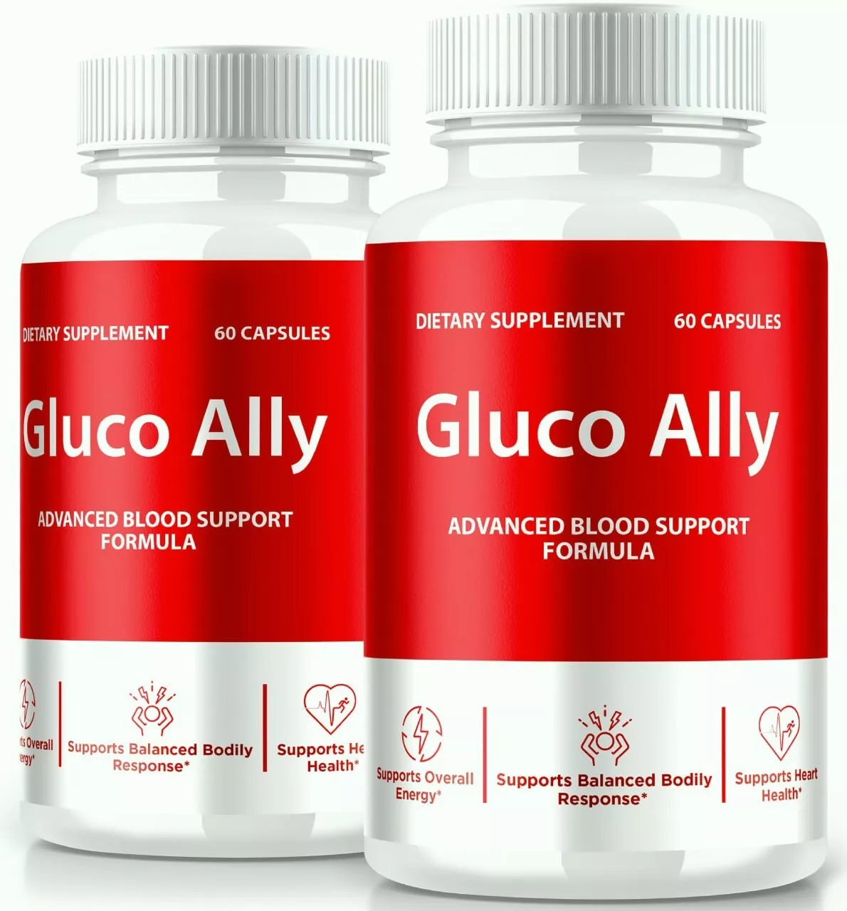 Revita (2 Pack) Gluco Ally Blood Support Capsules for Managing Sugar + Pressure Levels (Book it ...