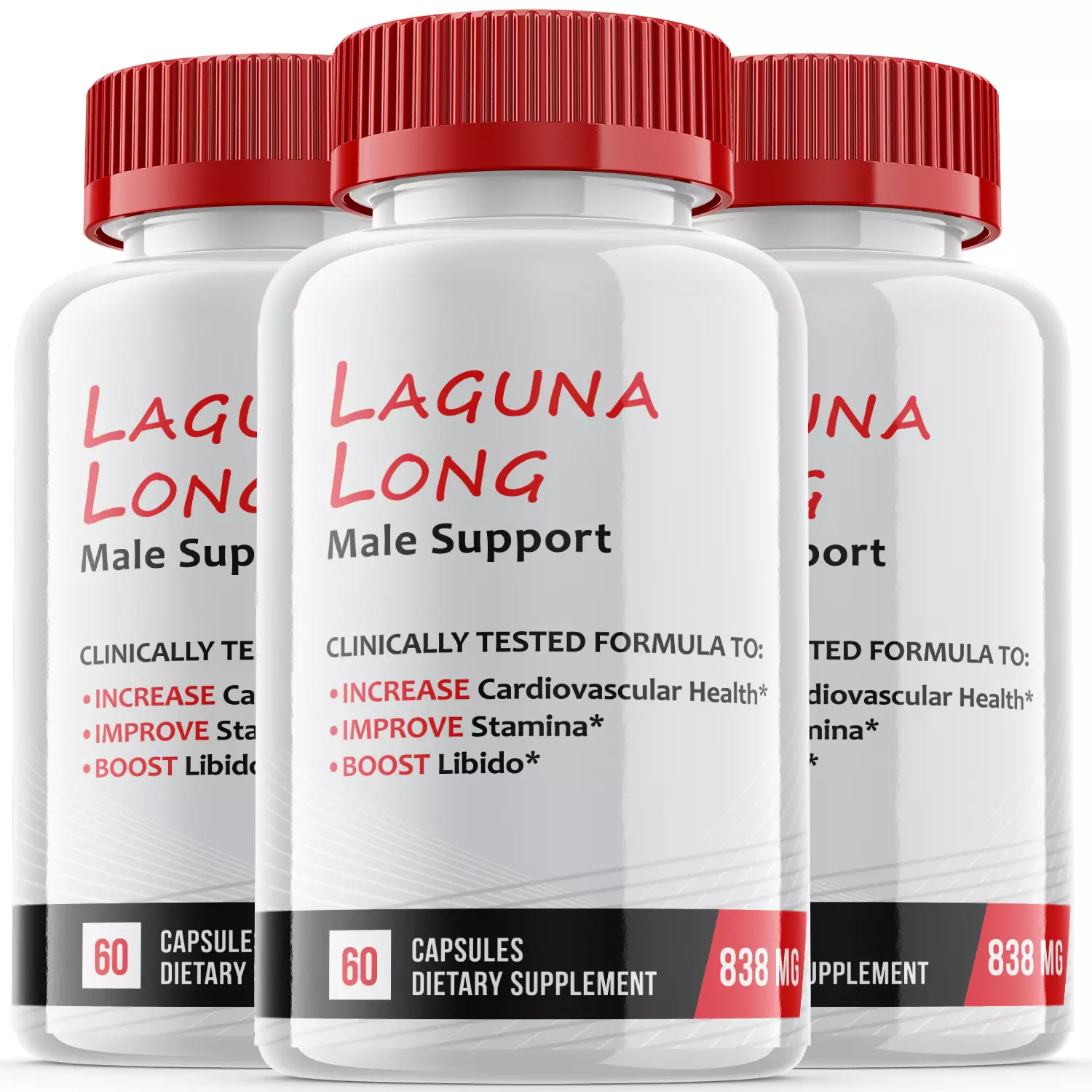 Revita (3 Pack) Laguna Long Male Support Capsules, Mens Vitality ...