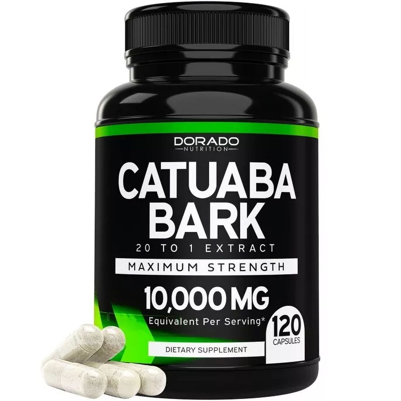 Revita Catuaba Bark Extract 10000mg 120Caps Non GMO/Made in USA (Book ...