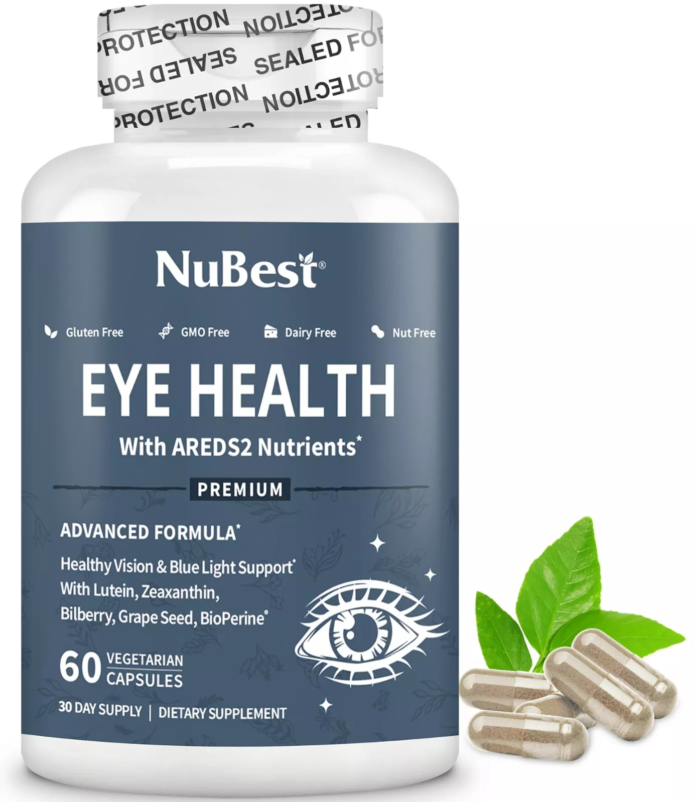 Revita NuBest Eye Health AREDS2 Based Formula with Lutein, Zeaxanthin ...
