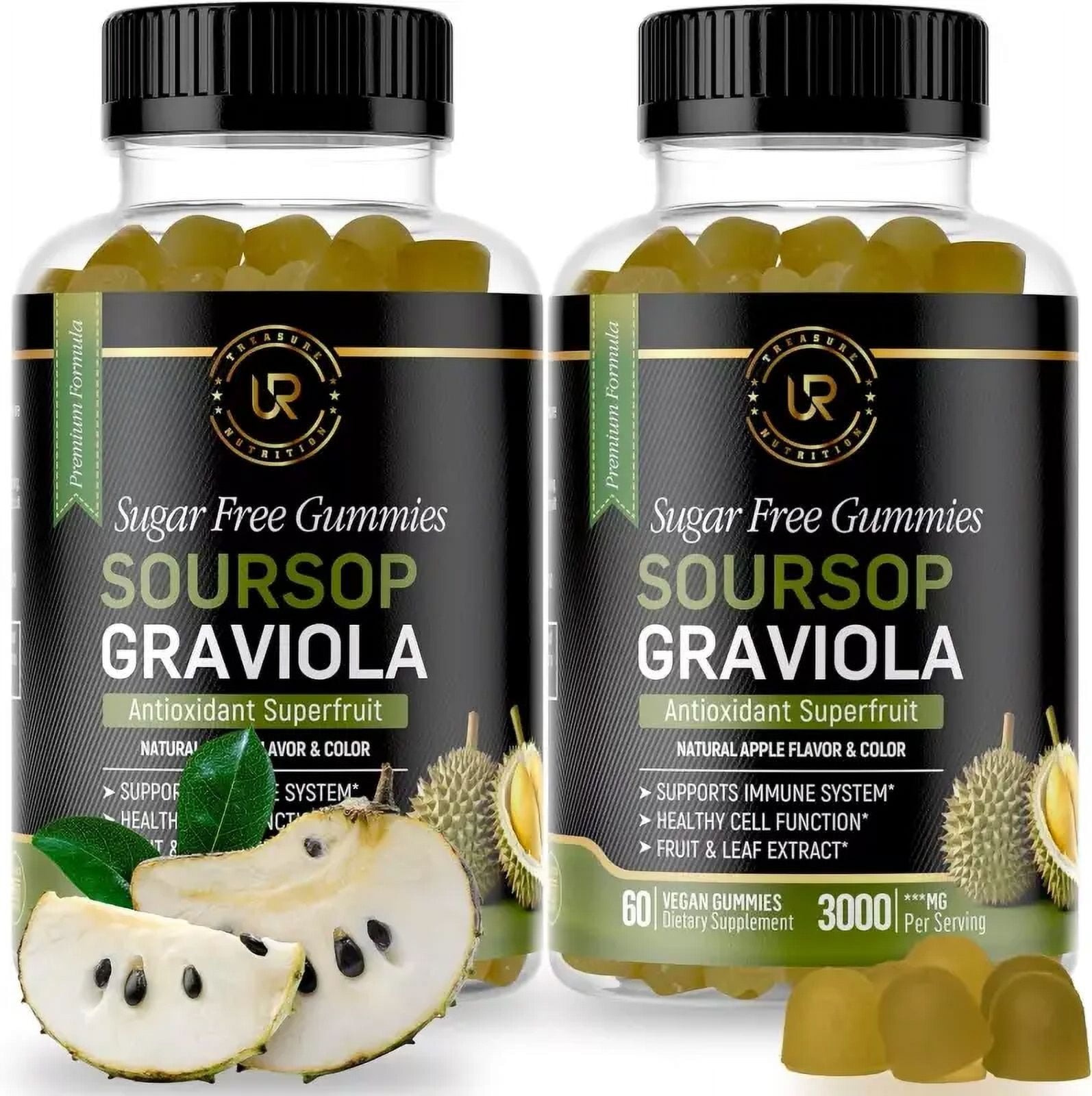 Revita Soursop Leaves & Soursop Fruit Gummies Sugar Free - 3000mg ...