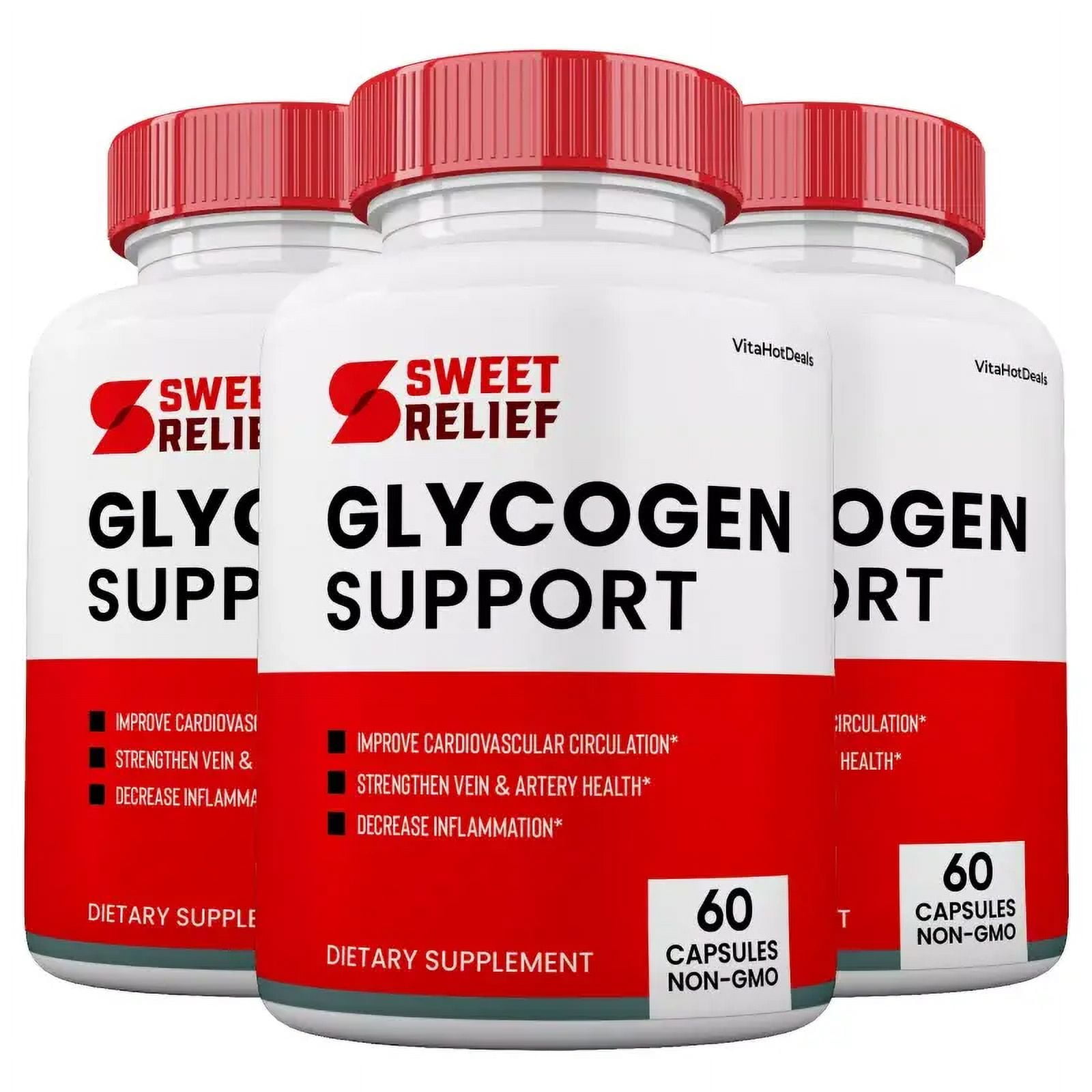 Revita Sweet Relief Glycogen Control Capsules, Blood Vessel Supplement ...