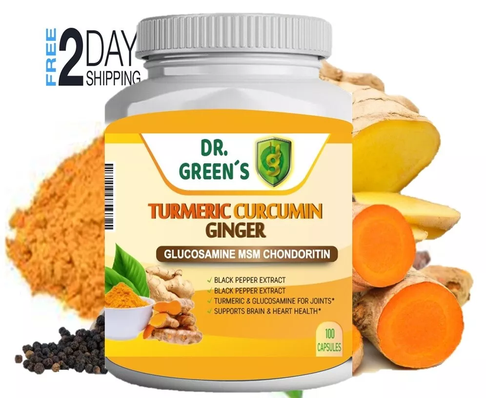 Revita Turmeric Curcumin with Ginger and Bio pepper 2600mg Triple ...