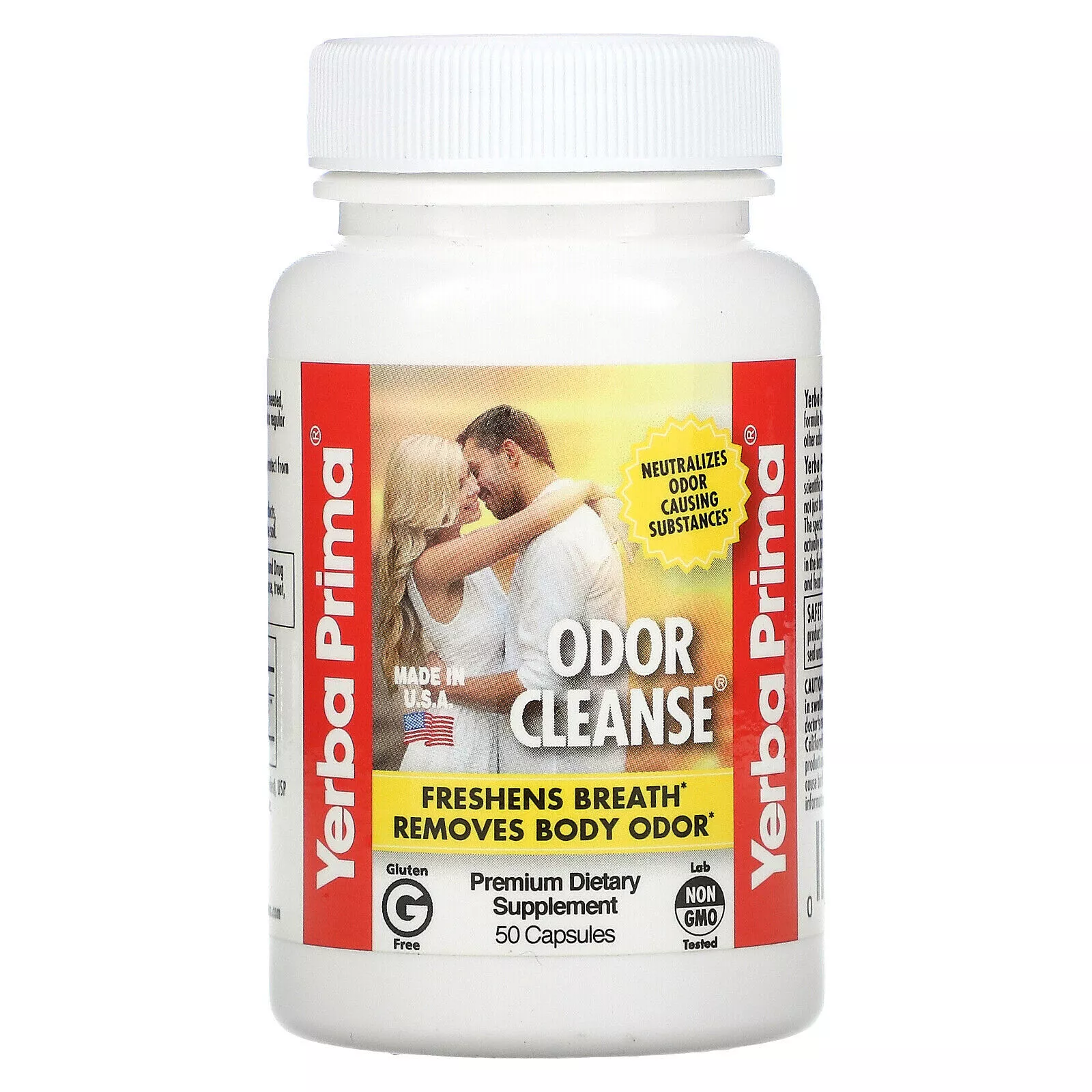 Revita Yerba Prima Odor Cleanse Breath and Body - 50 Capsules ( 1 Pack ...