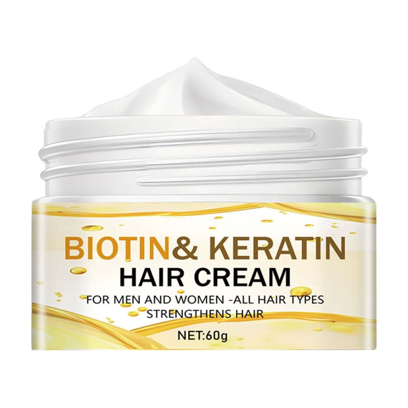 Revitalize Your Hair with 60g Biotin Keratin H Cream Nourishing,Moisturizing Glossying Solution ...