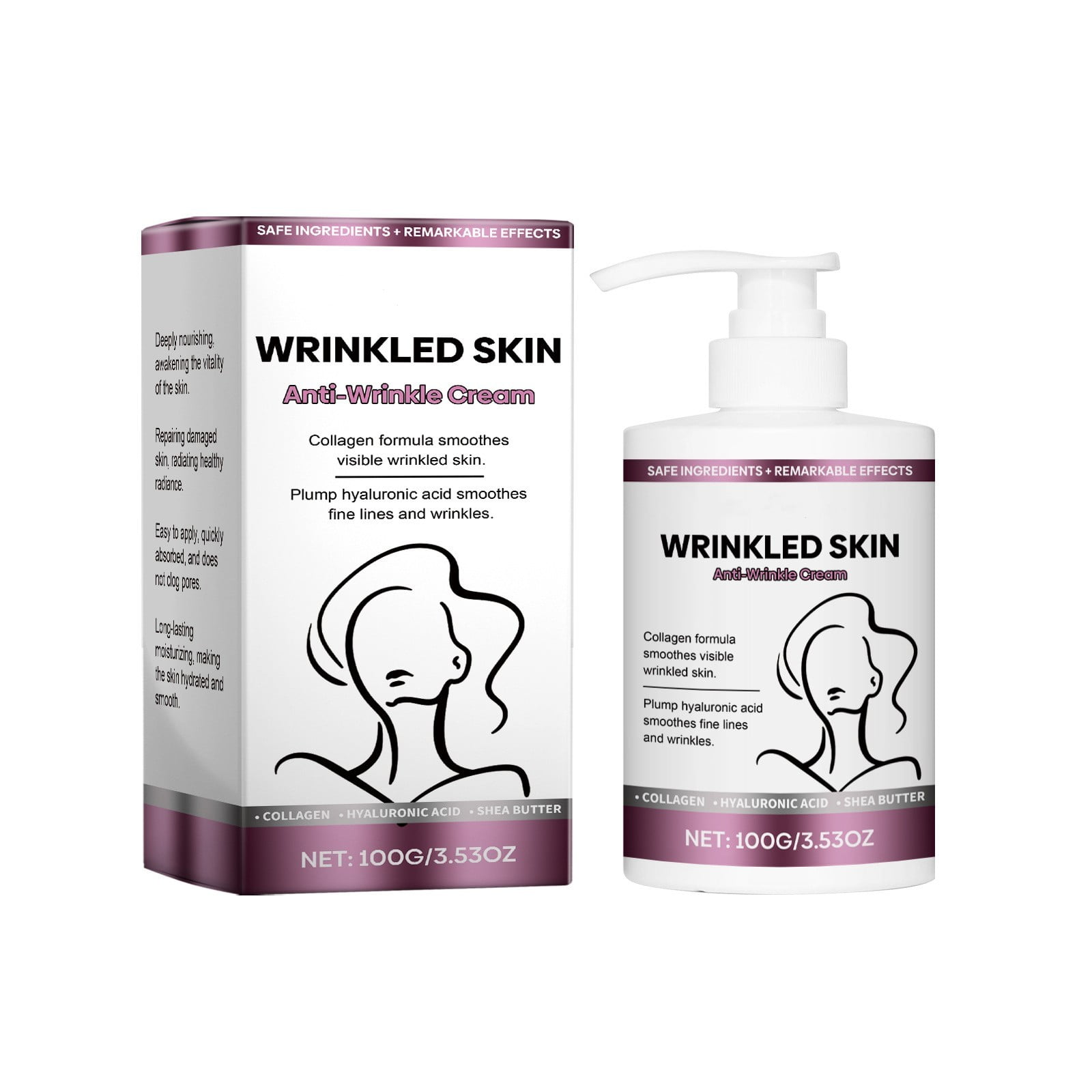 Revitalizing Collagen Cream - Natural Body & Face Lotion for Deep ...