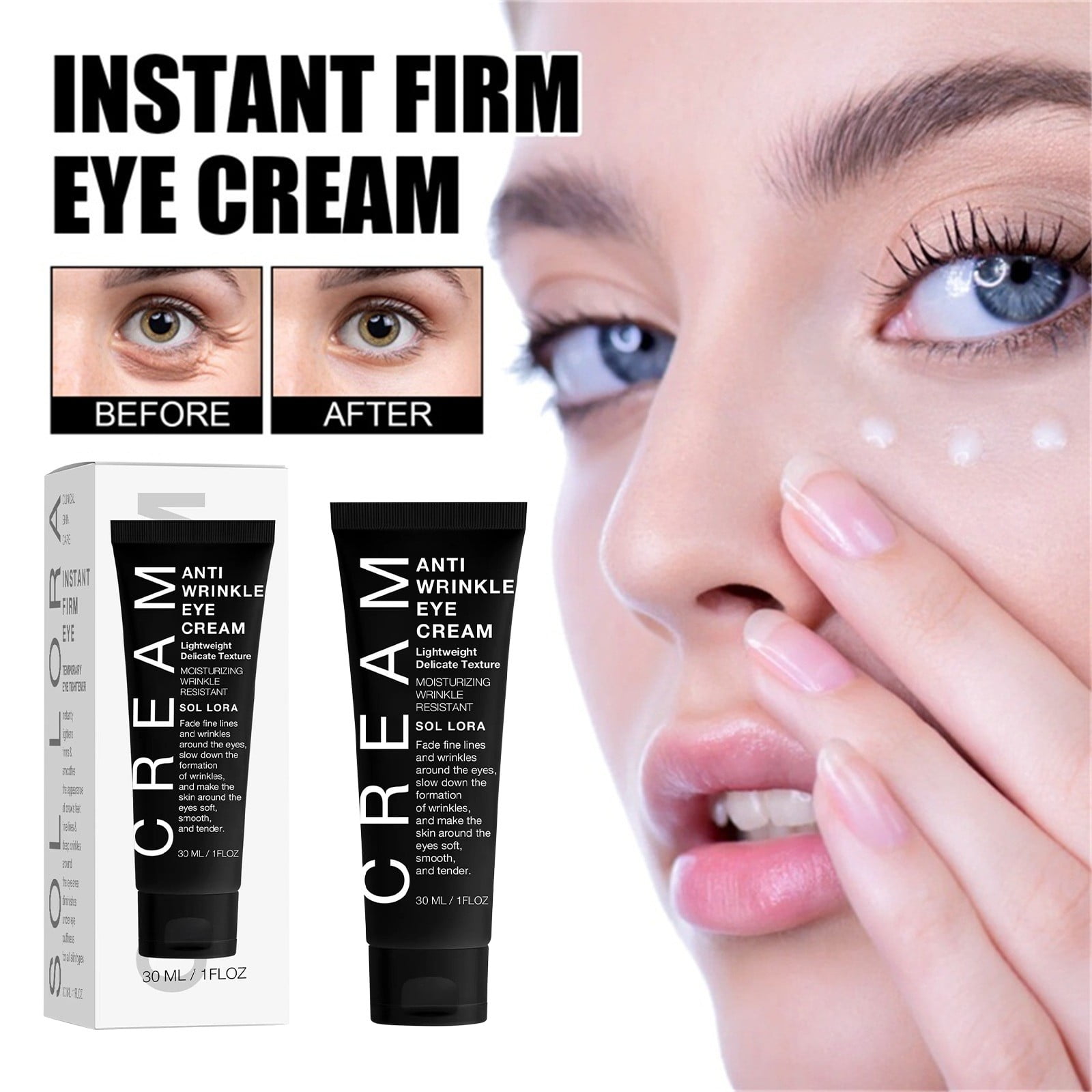 Revitalizing Eye Cream for Wrinkles & Dark Circles - Firming, Hydrating ...