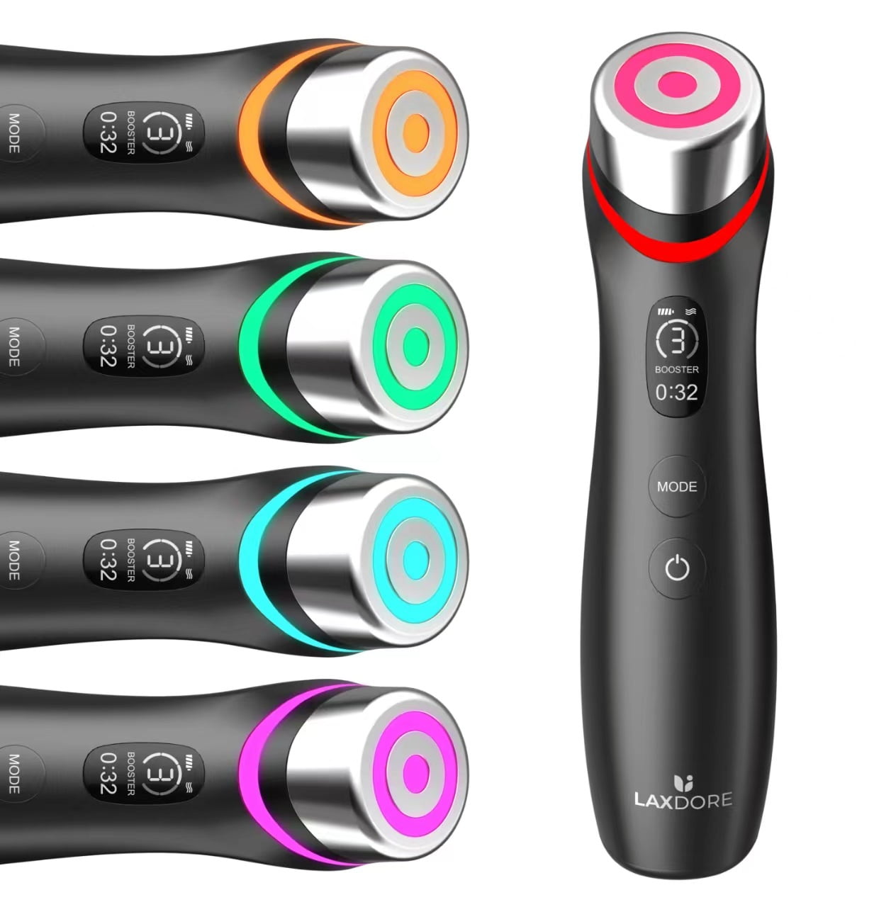 Revitalizing Facial Spa Wand, A 6-in-1 Handheld Beauty Tool with Multi ...
