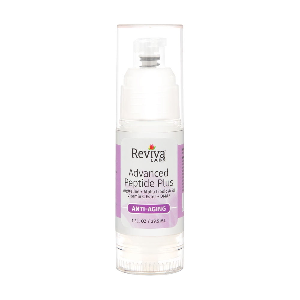 Reviva Labs Advanced Peptide Plus, All Skin Types, 1 fl oz (29.5 ml ...
