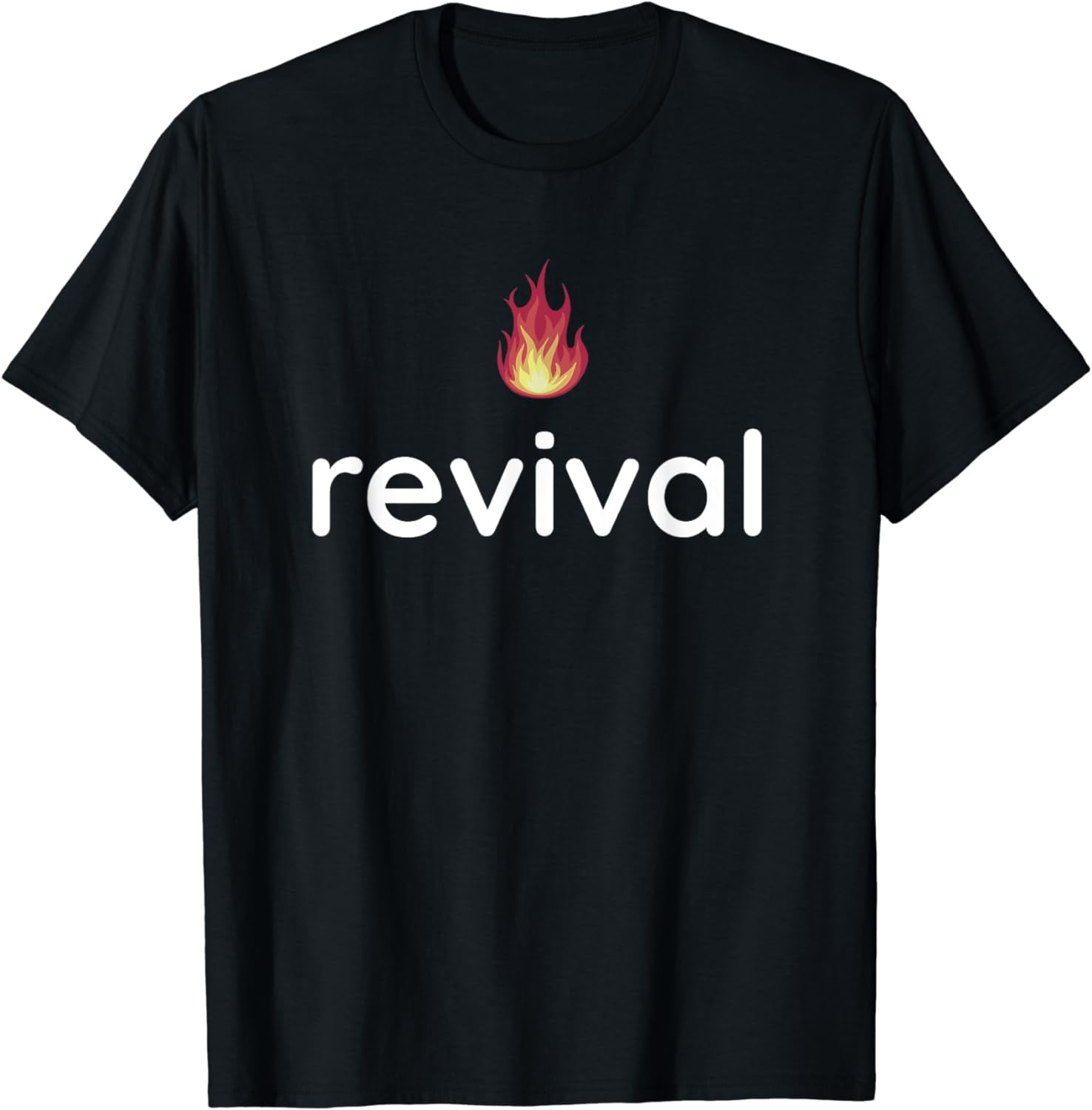 Revival Fire Jesus Christ Born Again Christian Church Bible T-Shirt ...