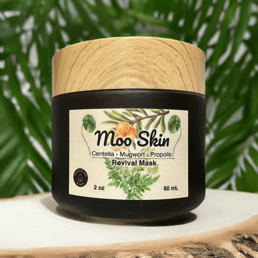 Revival Mask - Mugwort, Ginseng Soothing Korean Skincare for Acne with ...