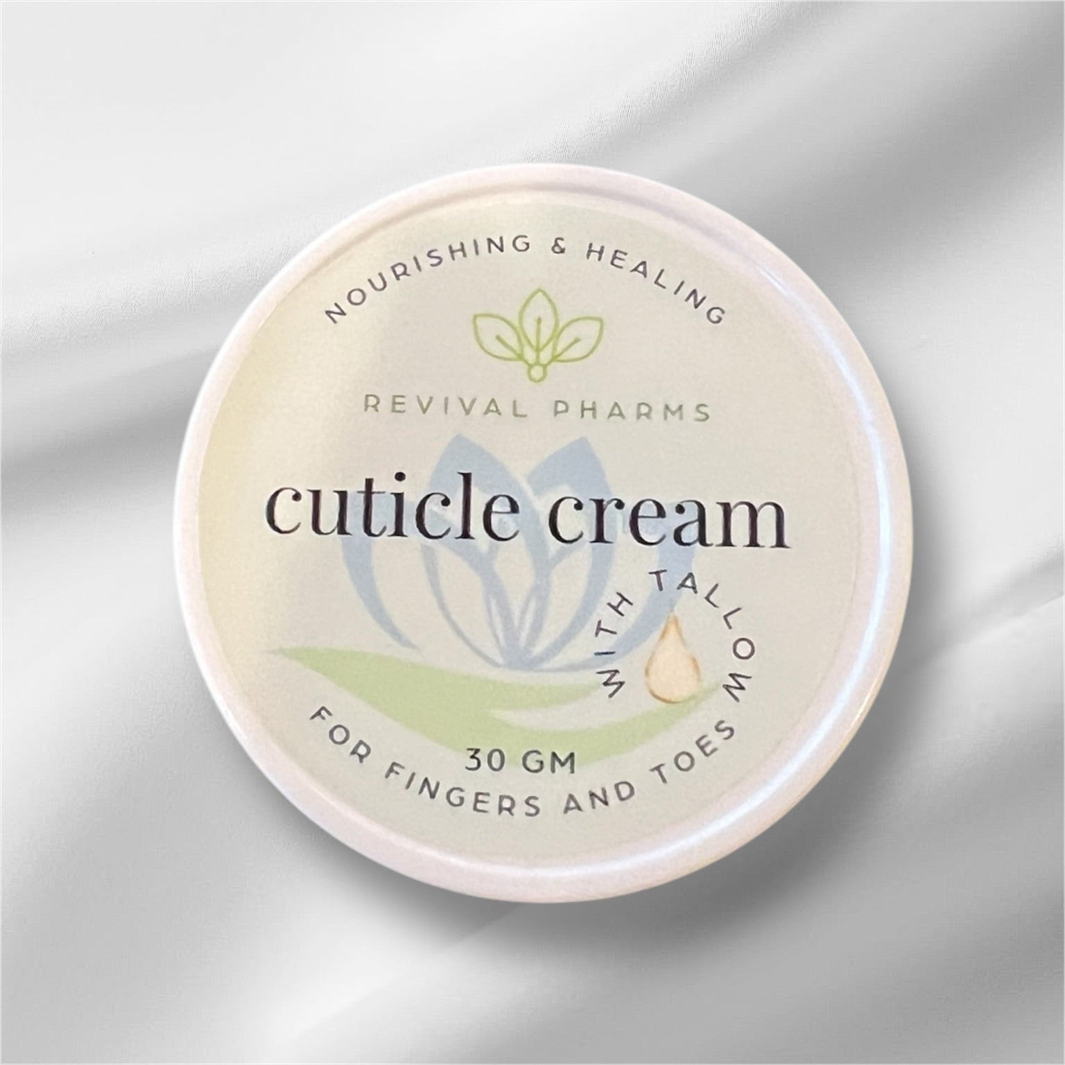 Revival Pharms Nourishing & Healing Cuticle Cream with Tallow, 30 gm ...