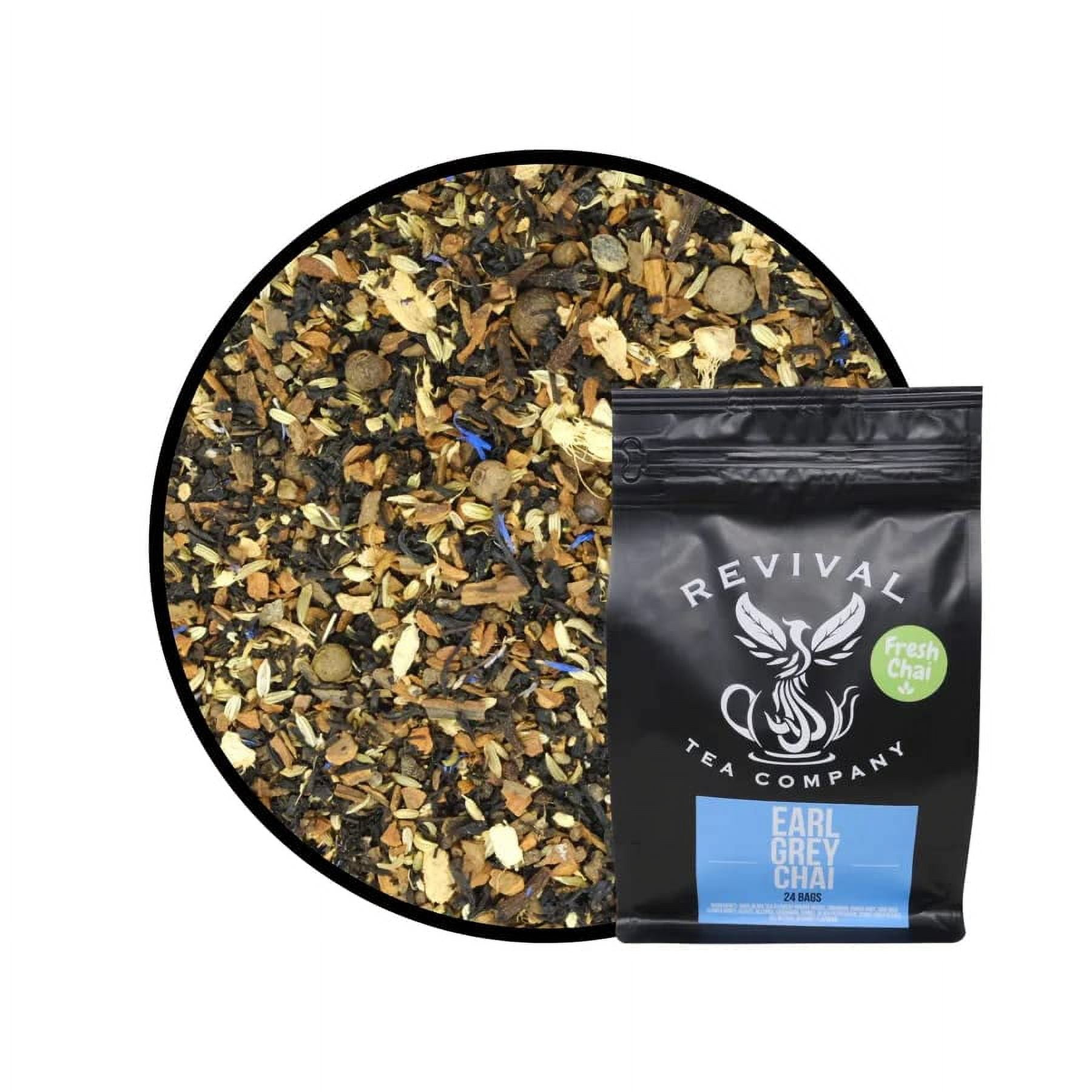 Revival Tea, Earl Grey Chai, Crafted Spiced Chai, Chinese Black tea ...