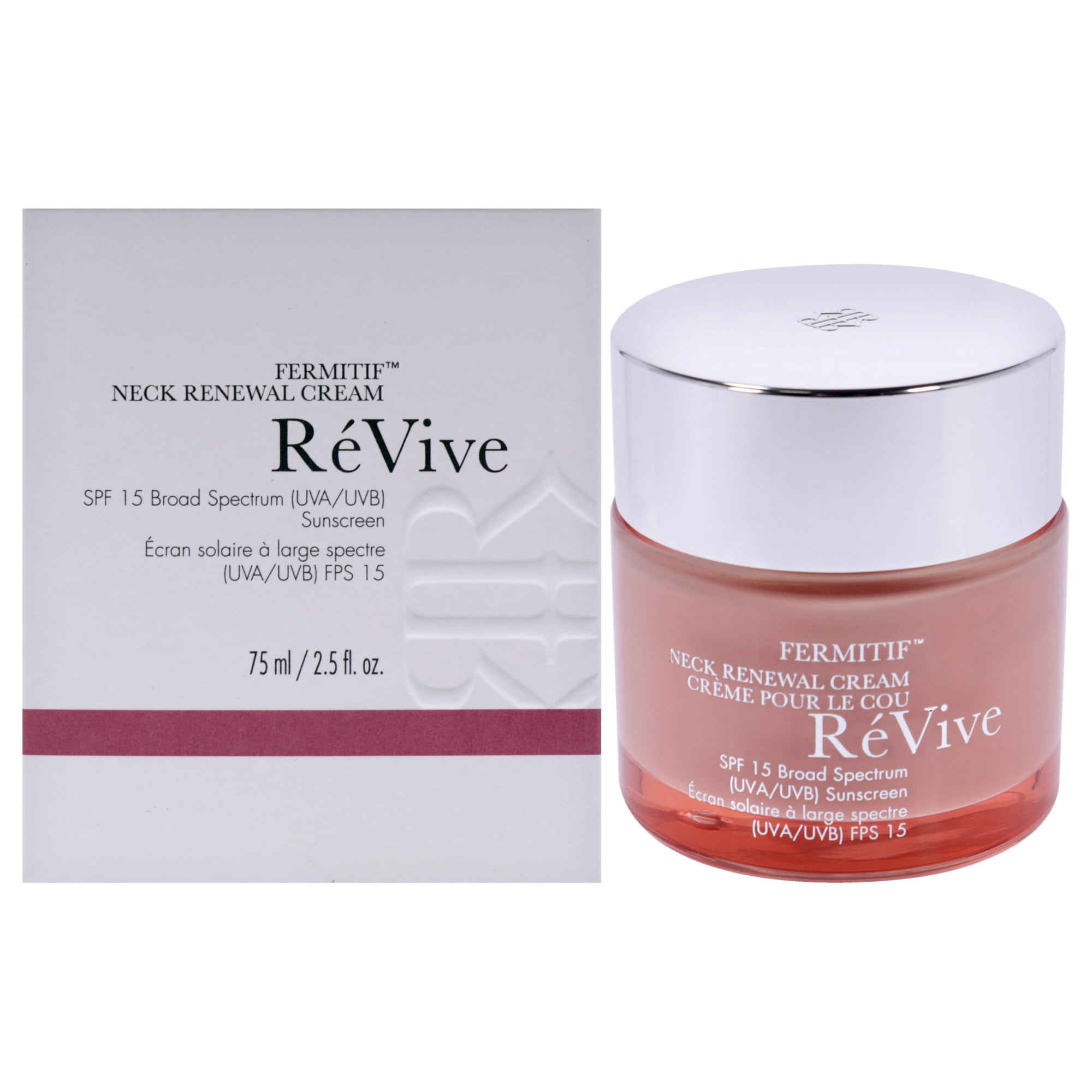 Revive Fermitif Neck Renewal Cream - Sun Tone SPF 15 Sunscreen, 2.5 oz - Walmart.com